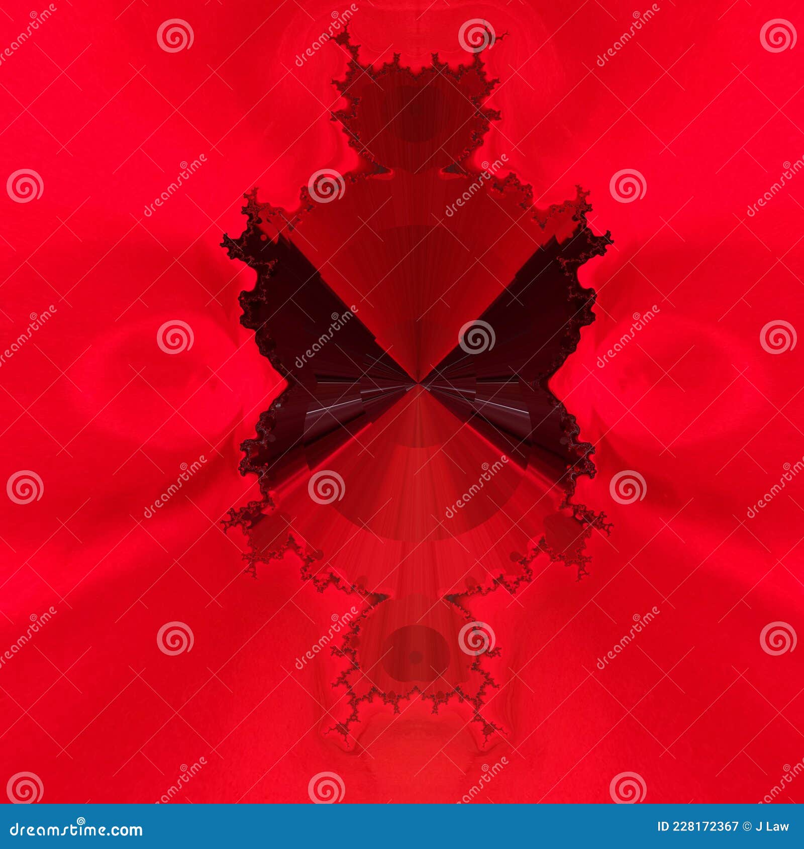 Physical Structure of Coronavirus Cv19 Shapes of Red and Black Stock ...