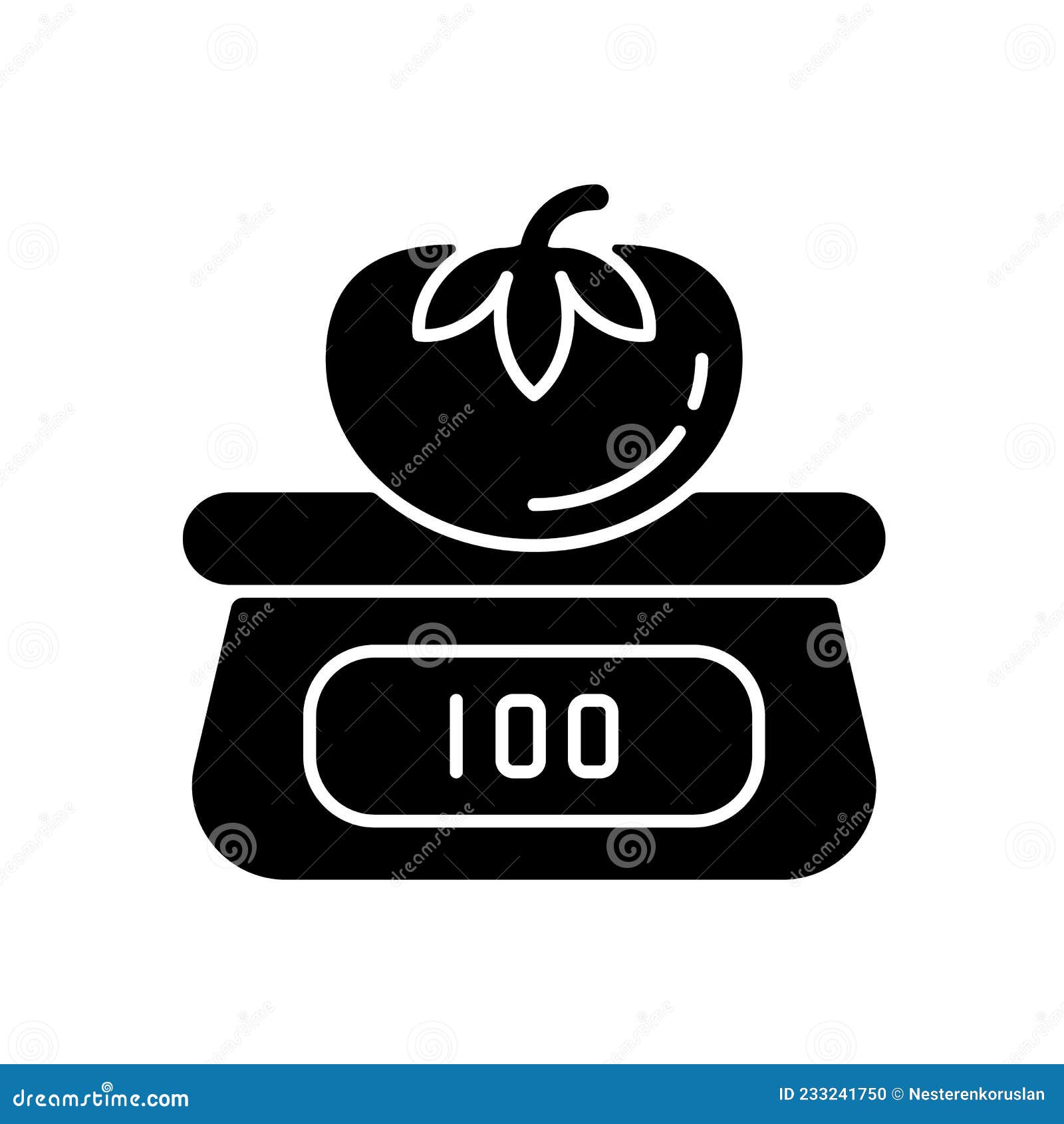 Physical Testing Black Glyph Icon Stock Vector - Illustration of ...