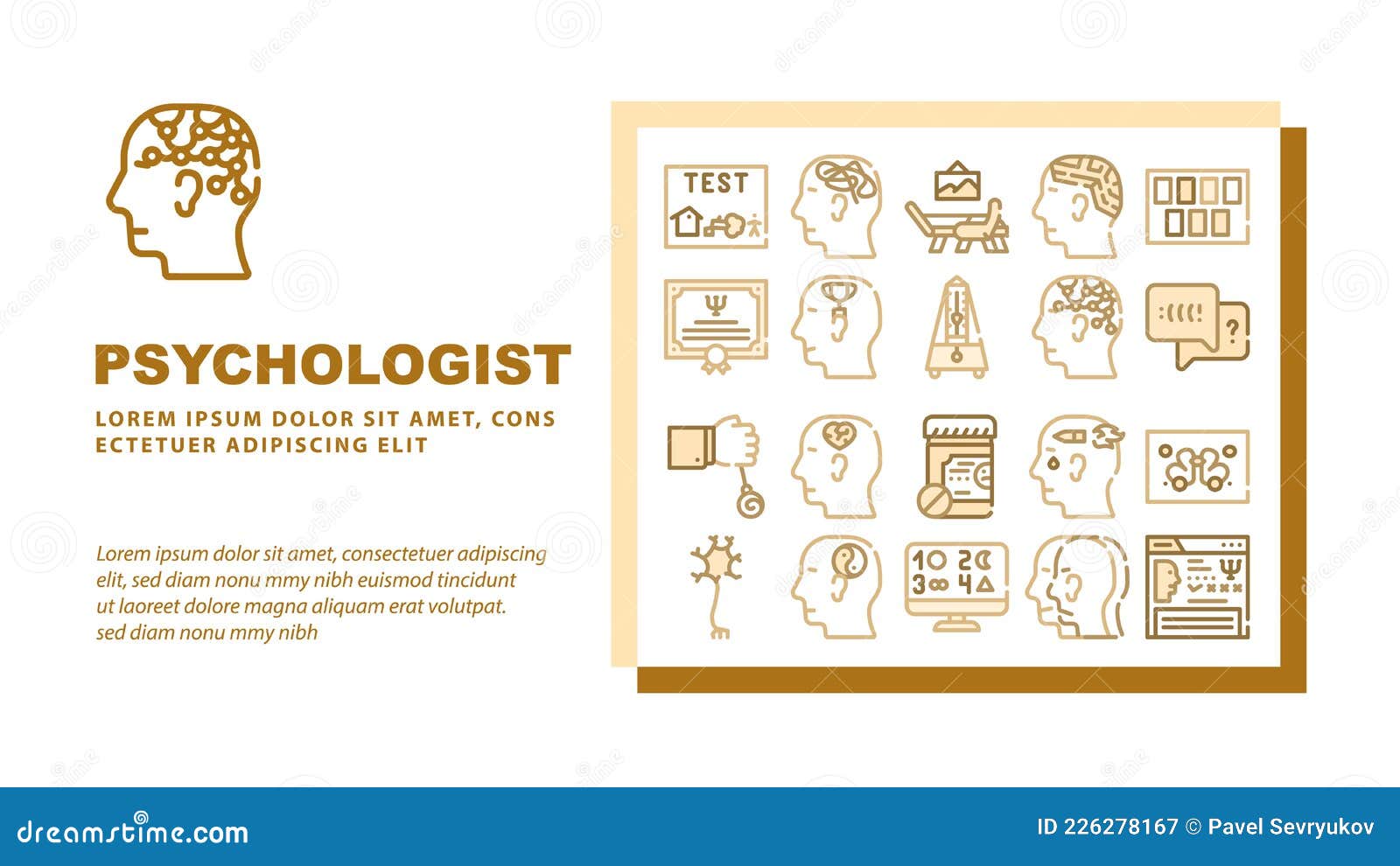 Physical Therapy Aid Landing Header Vector Stock Vector - Illustration ...