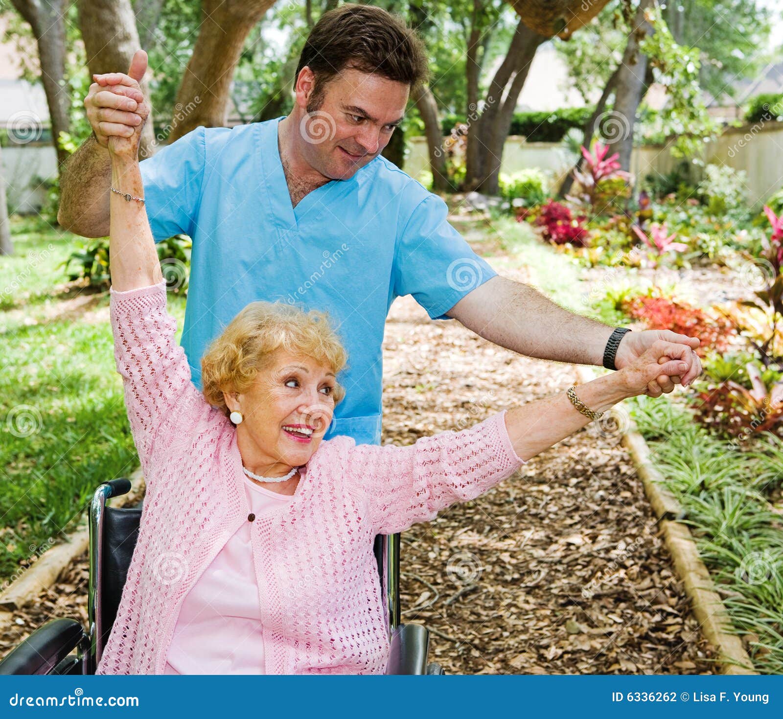 Physical Therapy Fun stock photo. Image of companion, massage - 6336262