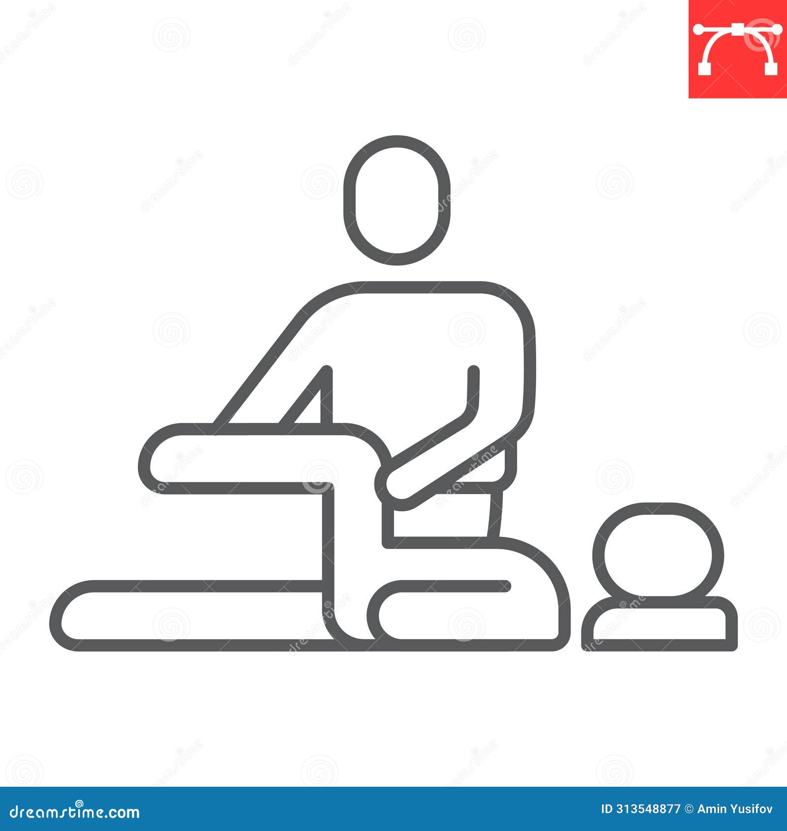 Physical therapy line icon stock vector. Illustration of treatment ... Physical therapy line icon stock vector. Illustration of treatment ...