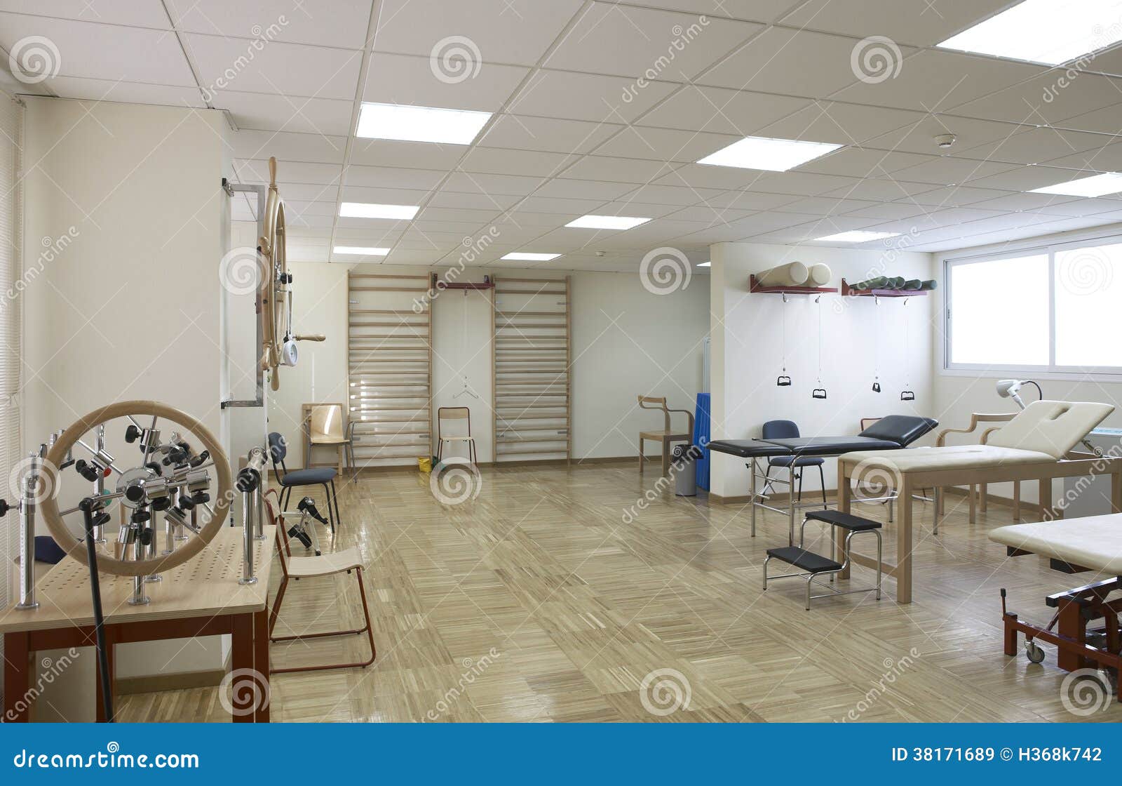 Physical therapy room stock image. Image of osteopath - 38171689