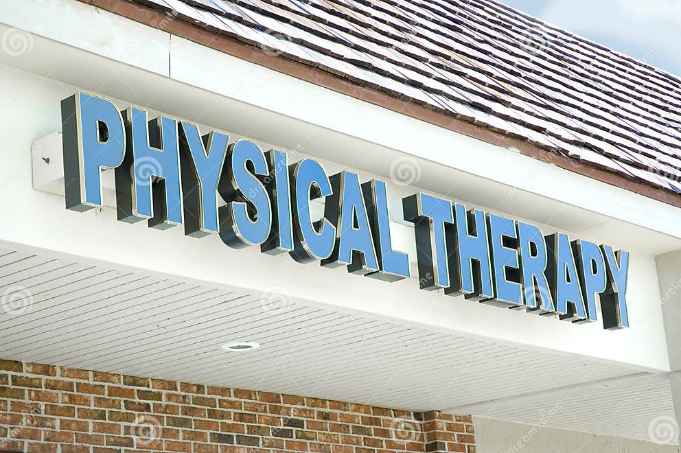 Physical therapy sign stock photo. Image of therapist - 1738678