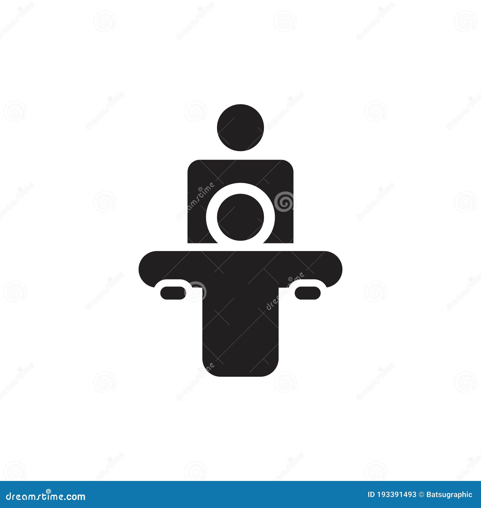 Physical Therapy Vector Icon Logo Design Stock Vector - Illustration of ...