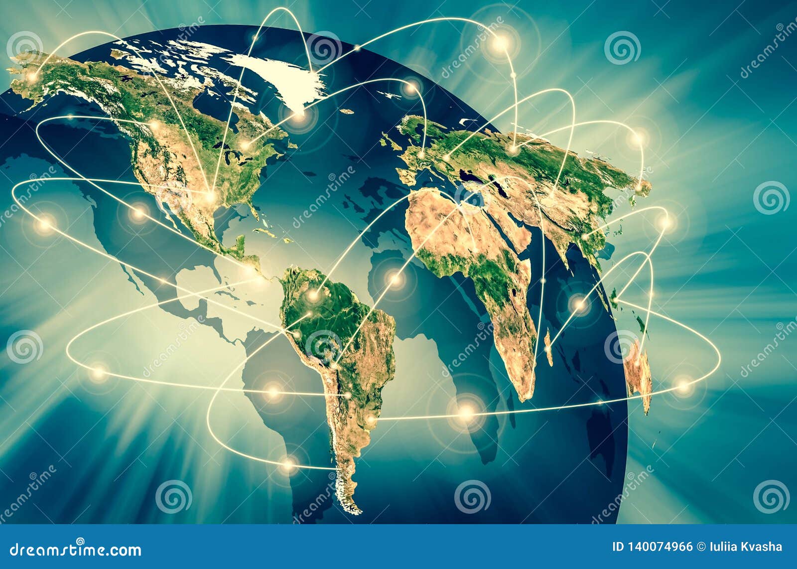 Physical World Map Illustration. Elements of this Image Furnished by ...