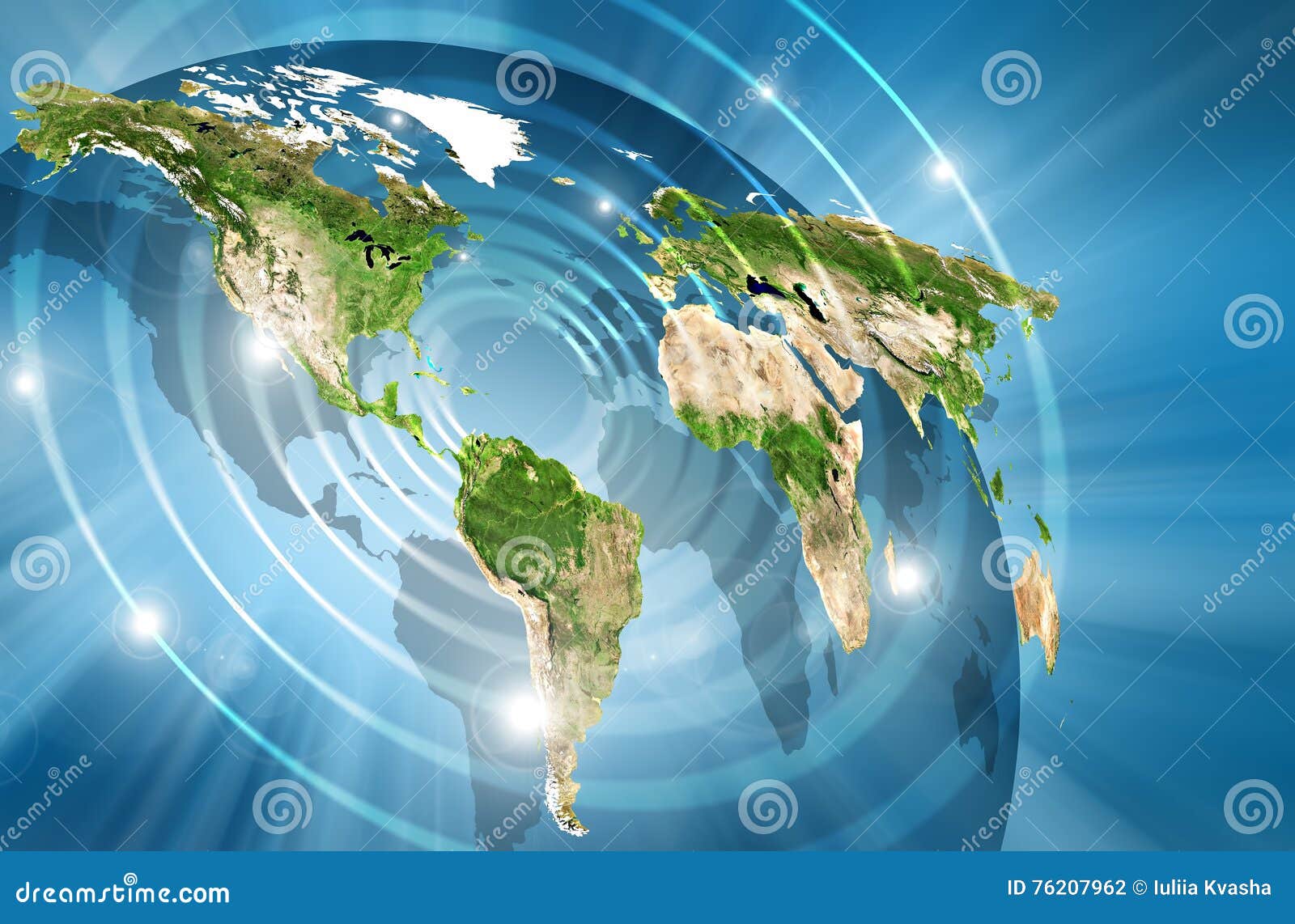 Physical World Map Illustration. Elements of this Image Furnished by ...