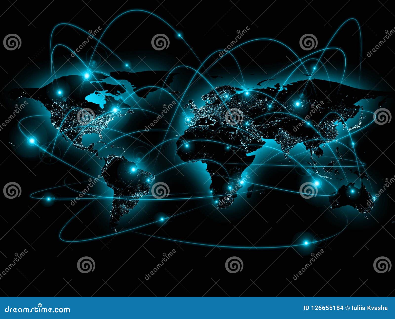 Physical World Map Illustration. Elements of this Image Furnished by ...