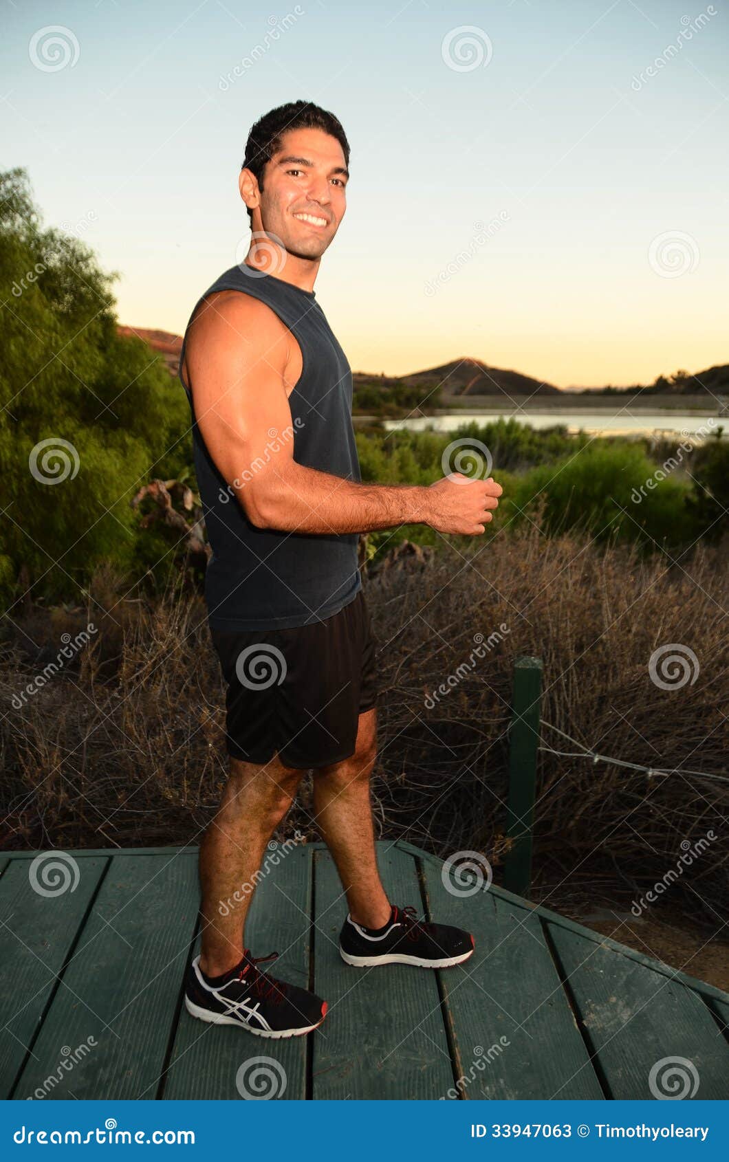 Physically Fit Man stock image. Image of exercise, bodybuilder - 33947063
