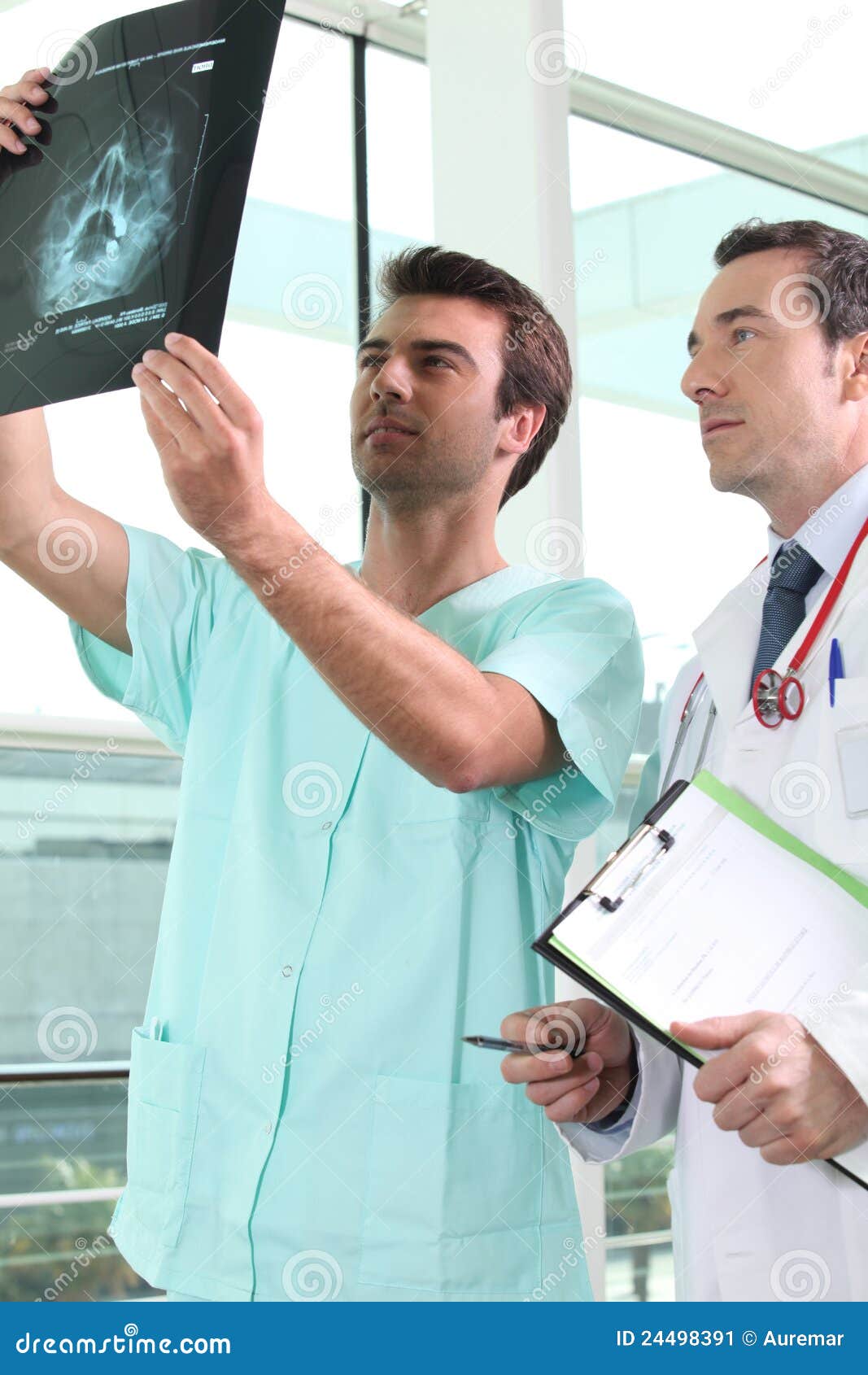 Physician and radiologist stock image. Image of light - 24498391