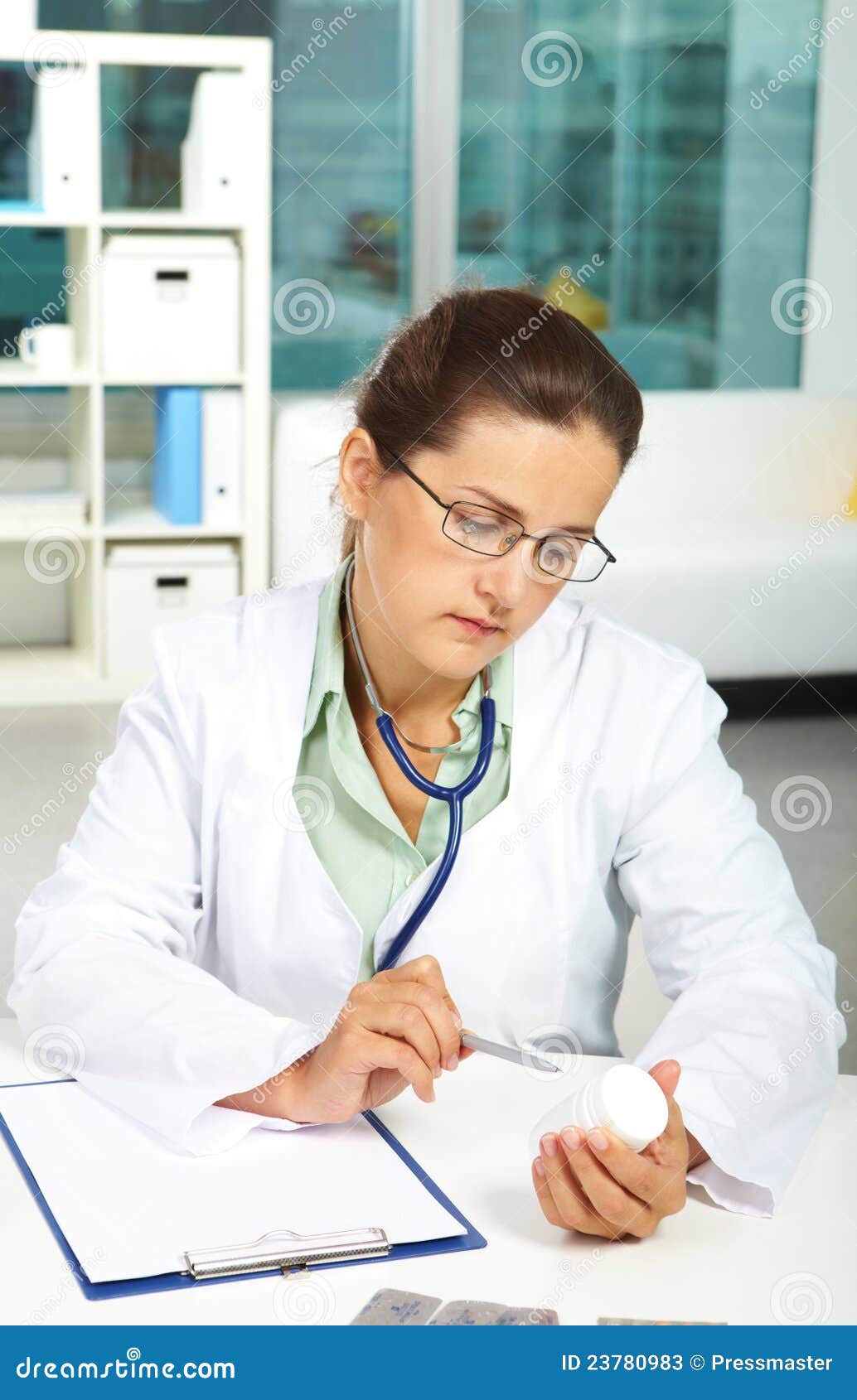Physician at work stock image. Image of confident, people - 23780983