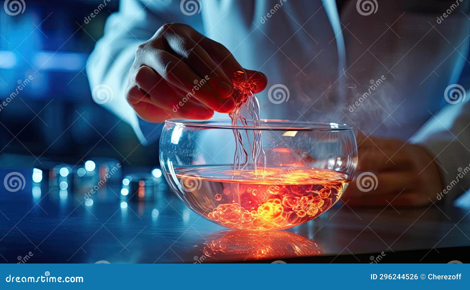 Physicist Conducts Research Stock Photo - Image of college, scientific ...