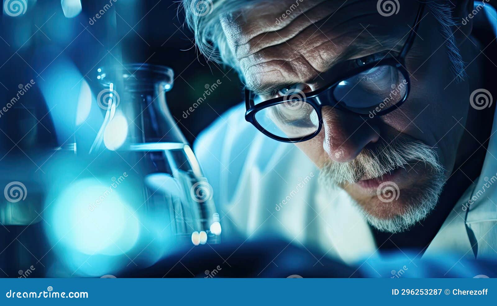 Physicist Conducts Research Stock Image - Image of scientific ...