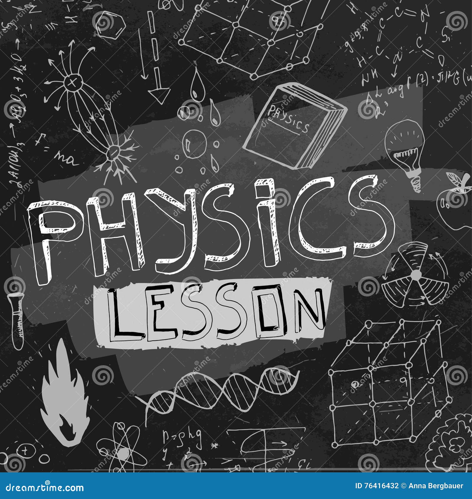 Physics Background 01 a stock vector. Illustration of knowledge - 76416432