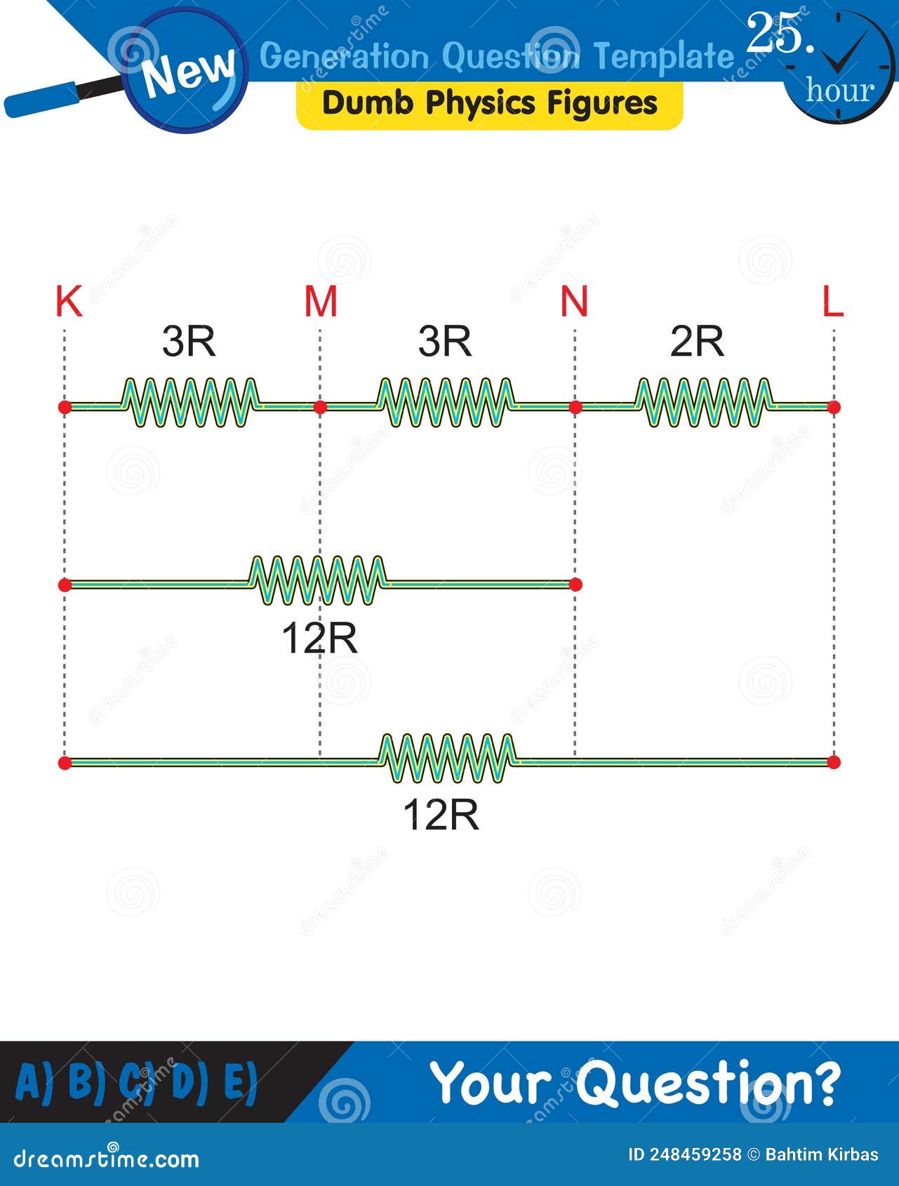 Physics, Basic Electric Circuits, Next Generation Question Template ...