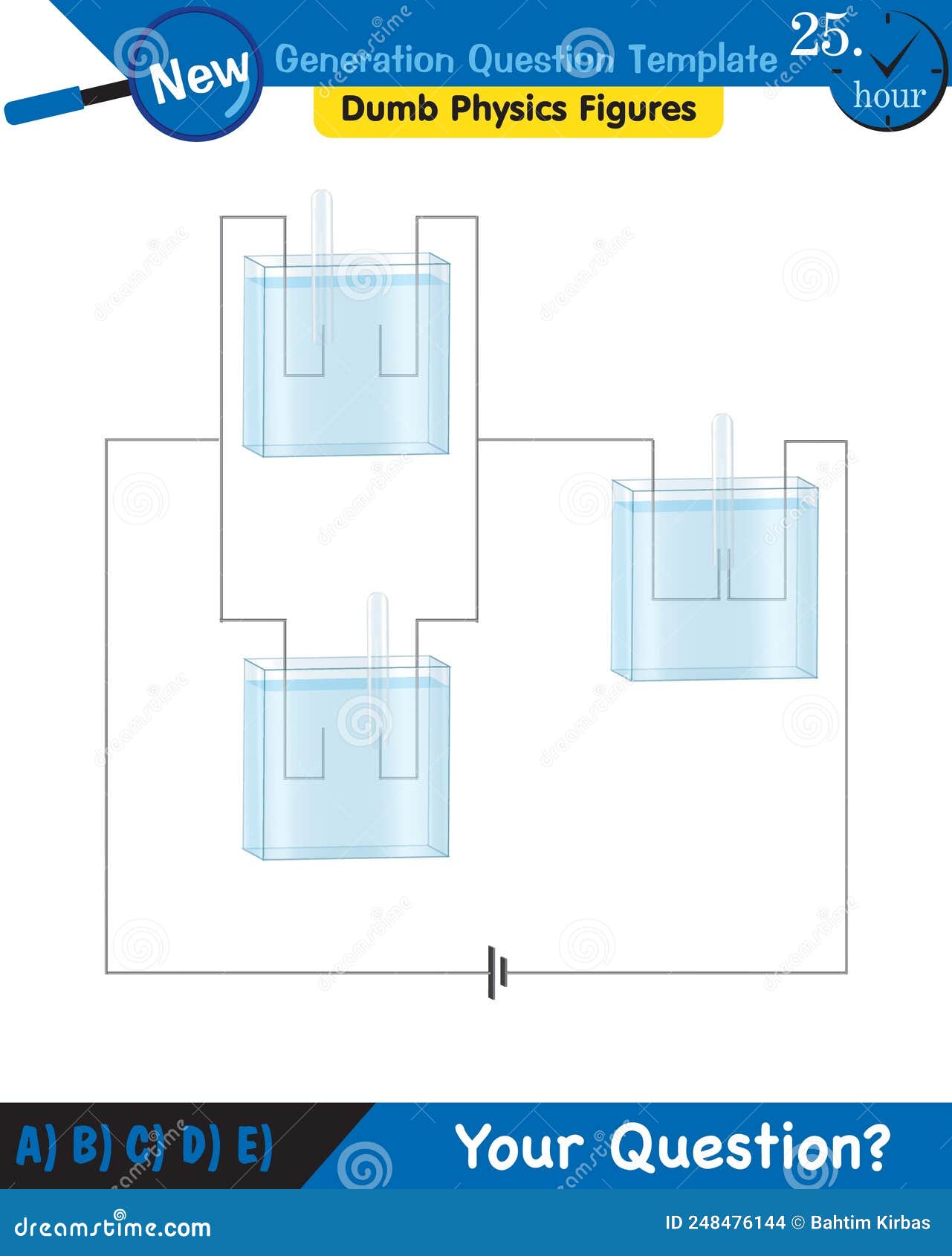 Physics, Basic Electric Circuits, Next Generation Question Template ...