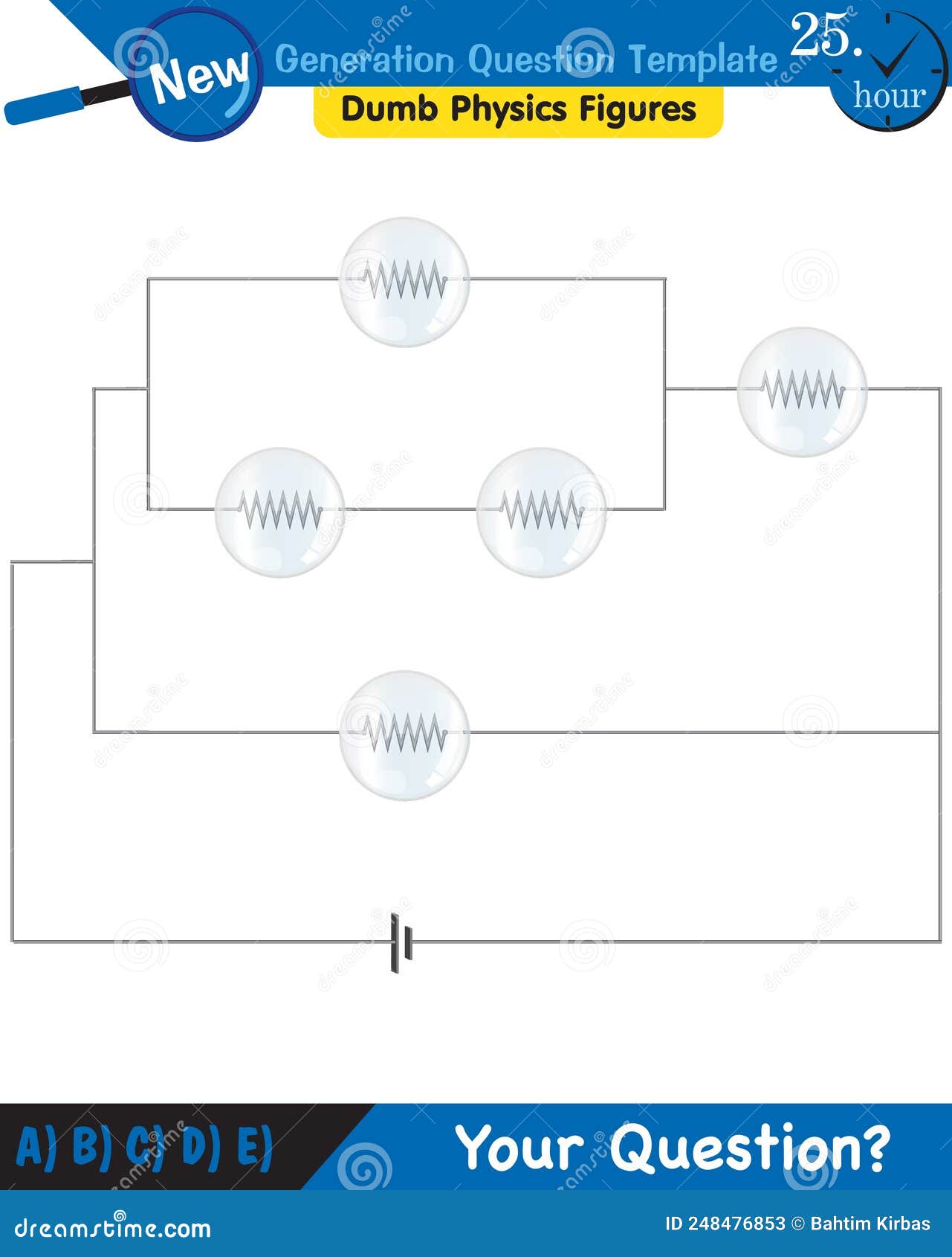 Physics, Basic Electric Circuits, Next Generation Question Template ...