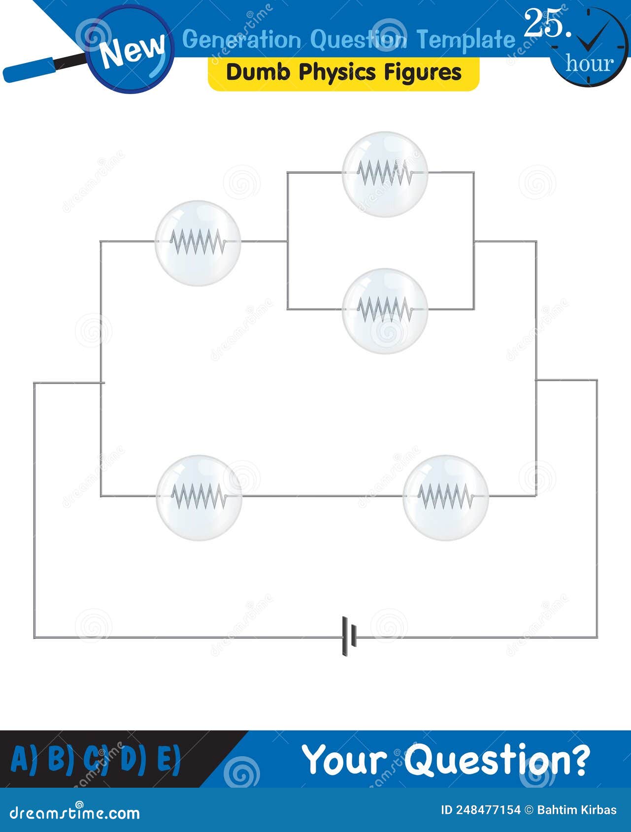 Physics, Basic Electric Circuits, Next Generation Question Template ...