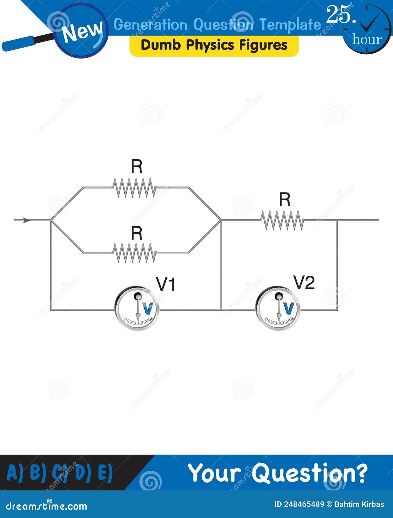 Physics, Basic Electric Circuits, Next Generation Question Template ...