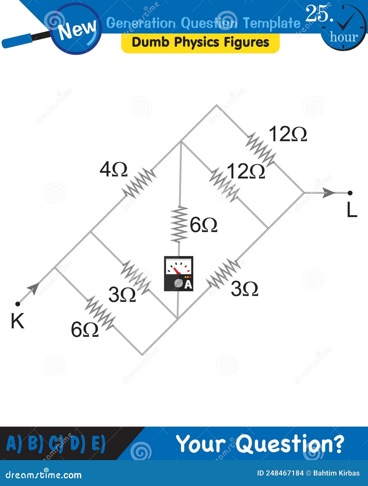 Physics, Basic Electric Circuits, Next Generation Question Template ...