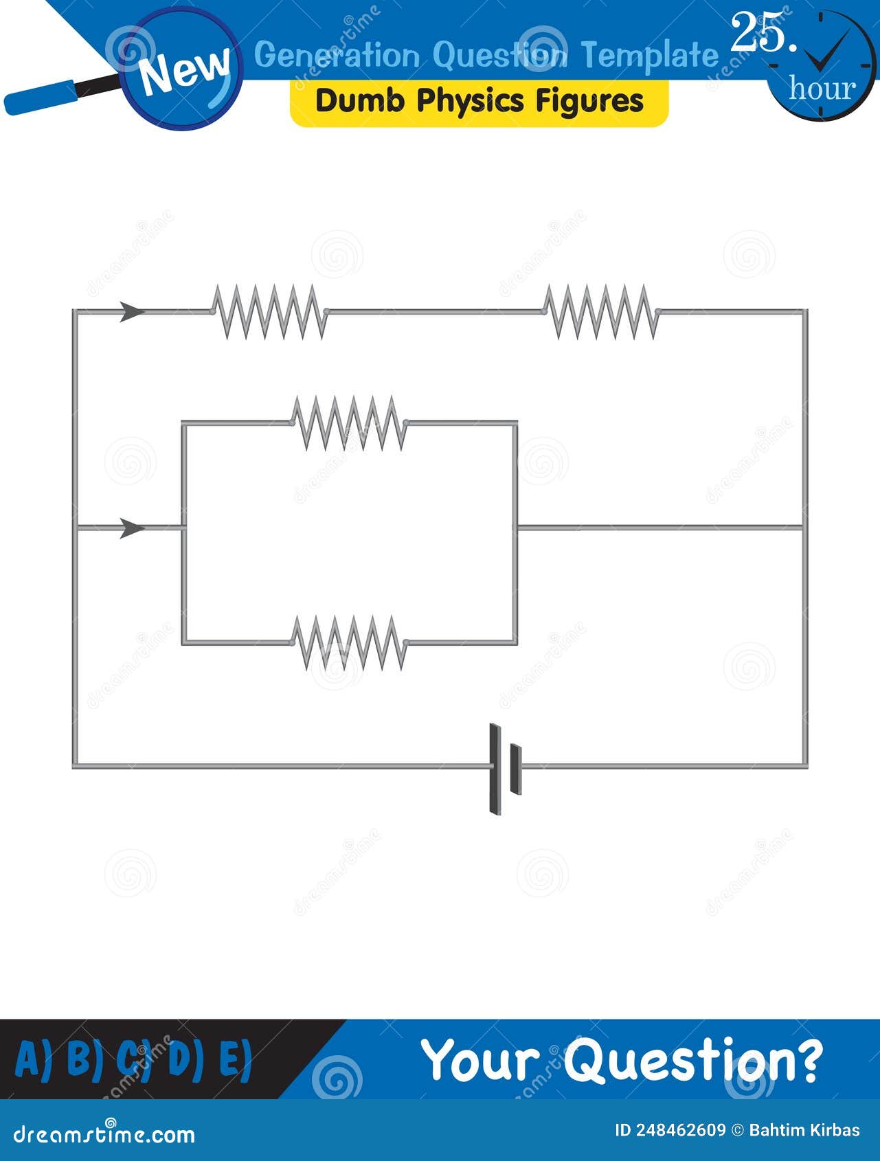 Physics, Basic Electric Circuits, Next Generation Question Template ...