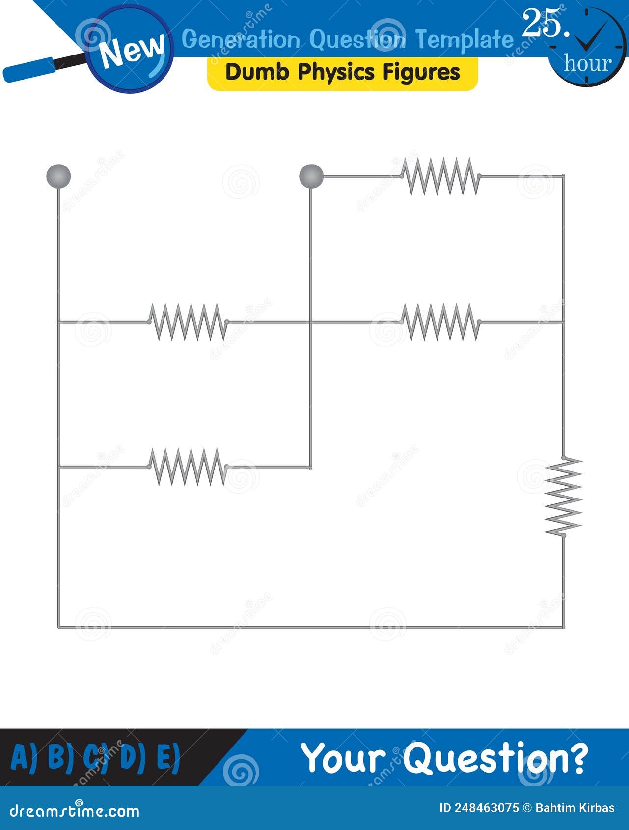 Physics, Basic Electric Circuits, Next Generation Question Template ...