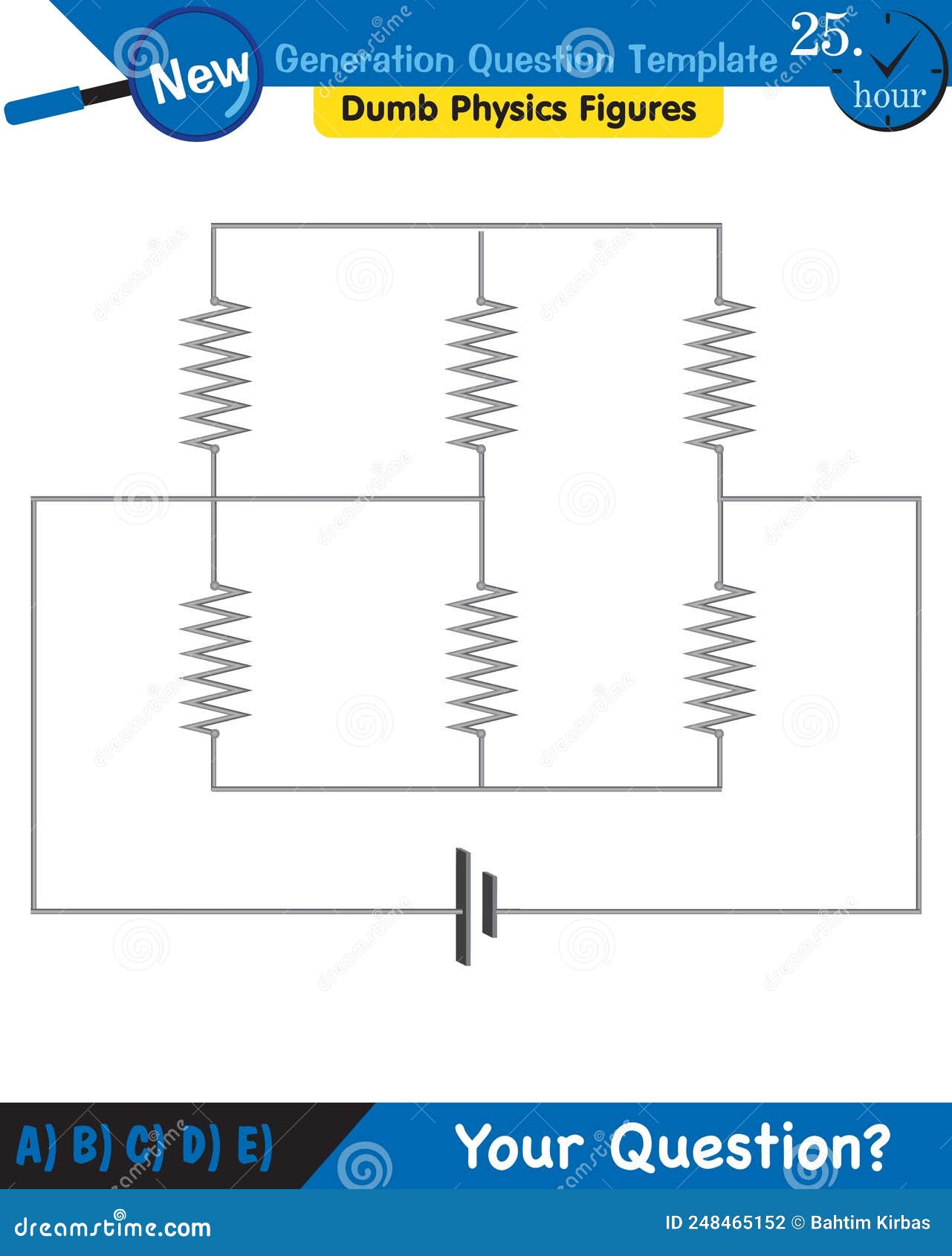 Physics, Basic Electric Circuits, Next Generation Question Template ...