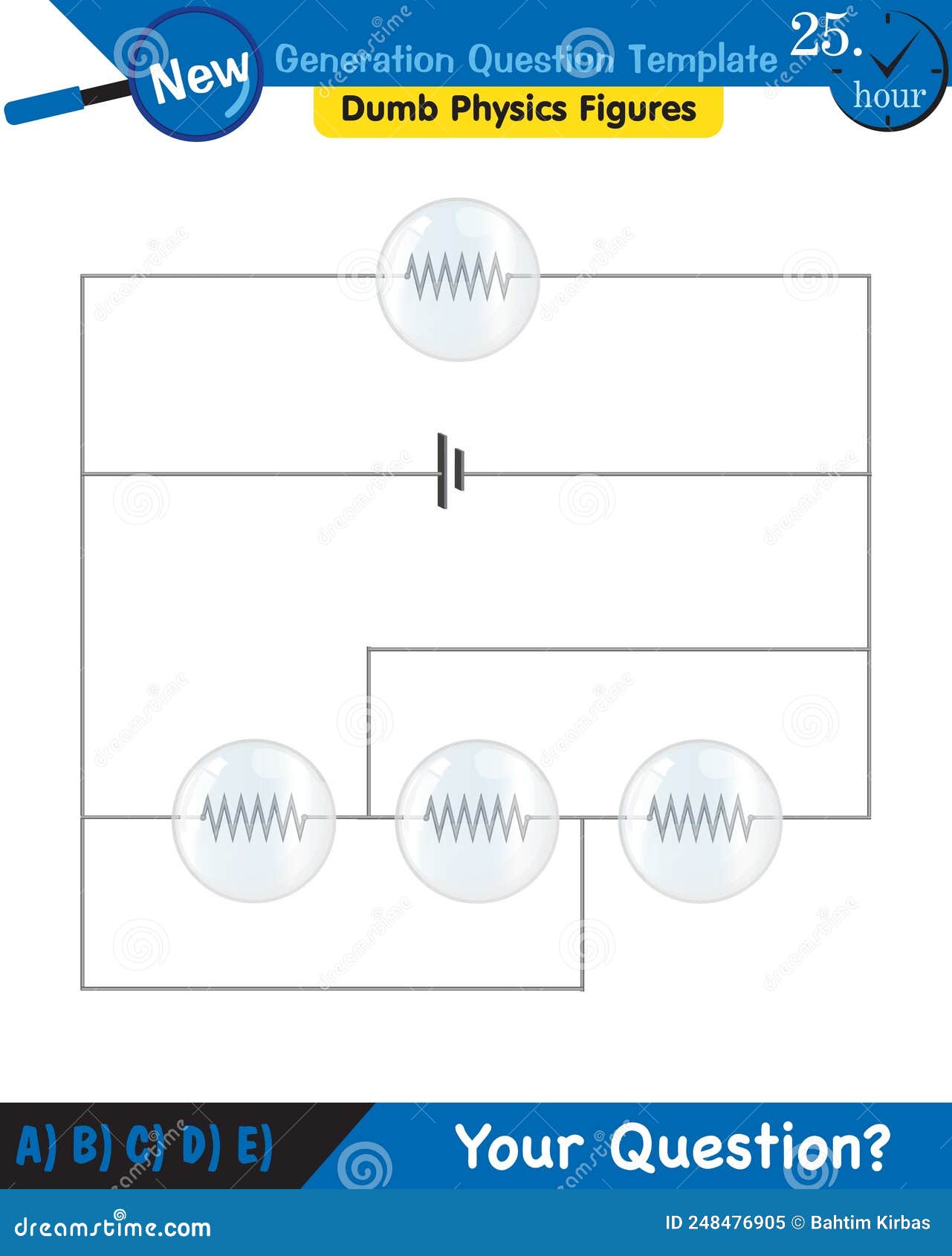 Physics, Basic Electric Circuits, Next Generation Question Template ...