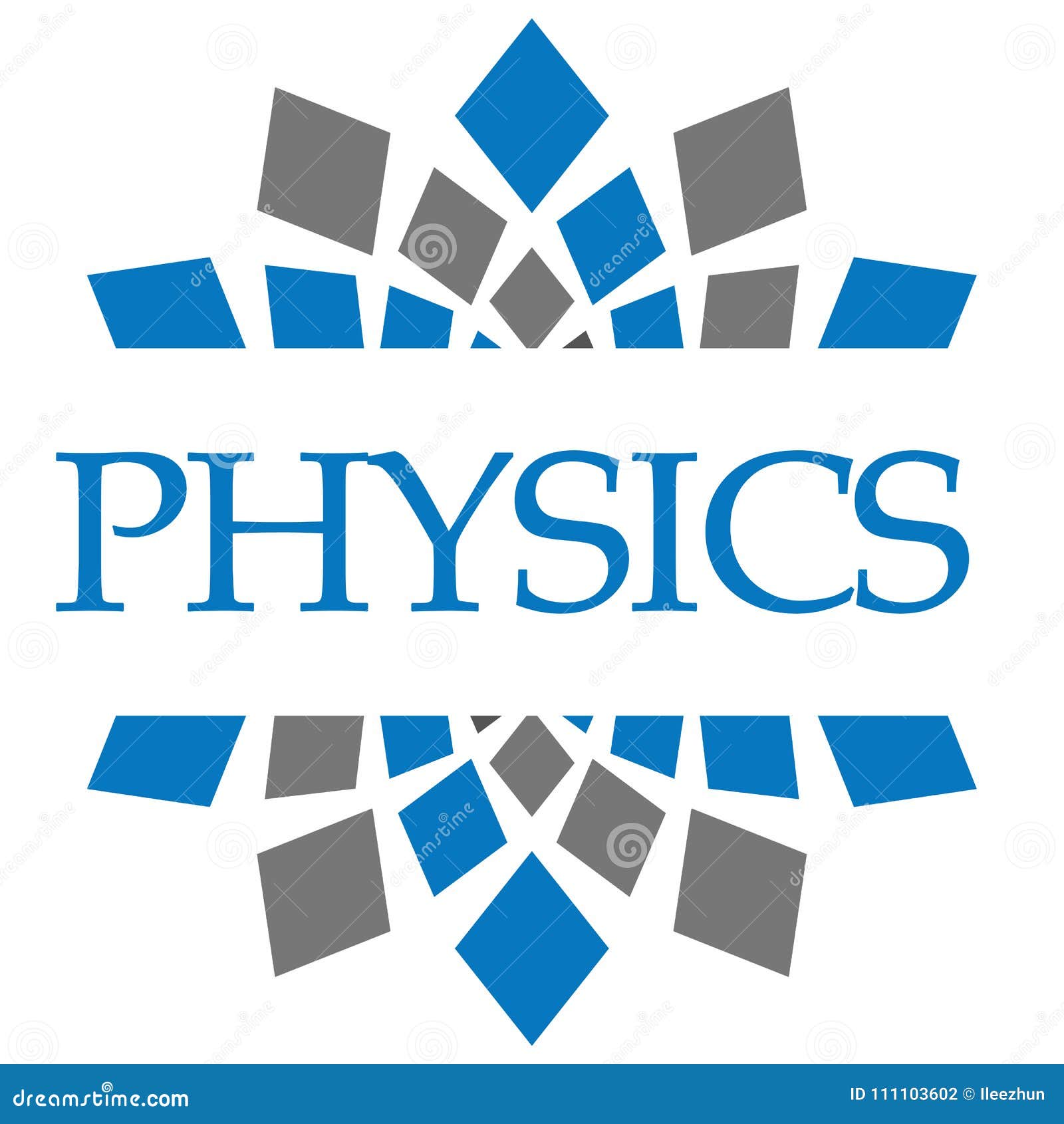 Physics Blue Grey Circular stock illustration. Illustration of atomic ...