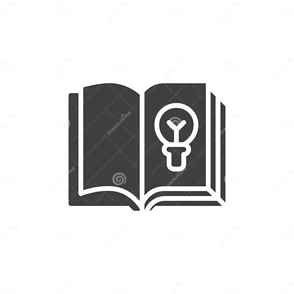 Physics book vector icon stock vector. Illustration of lamp - 188834882