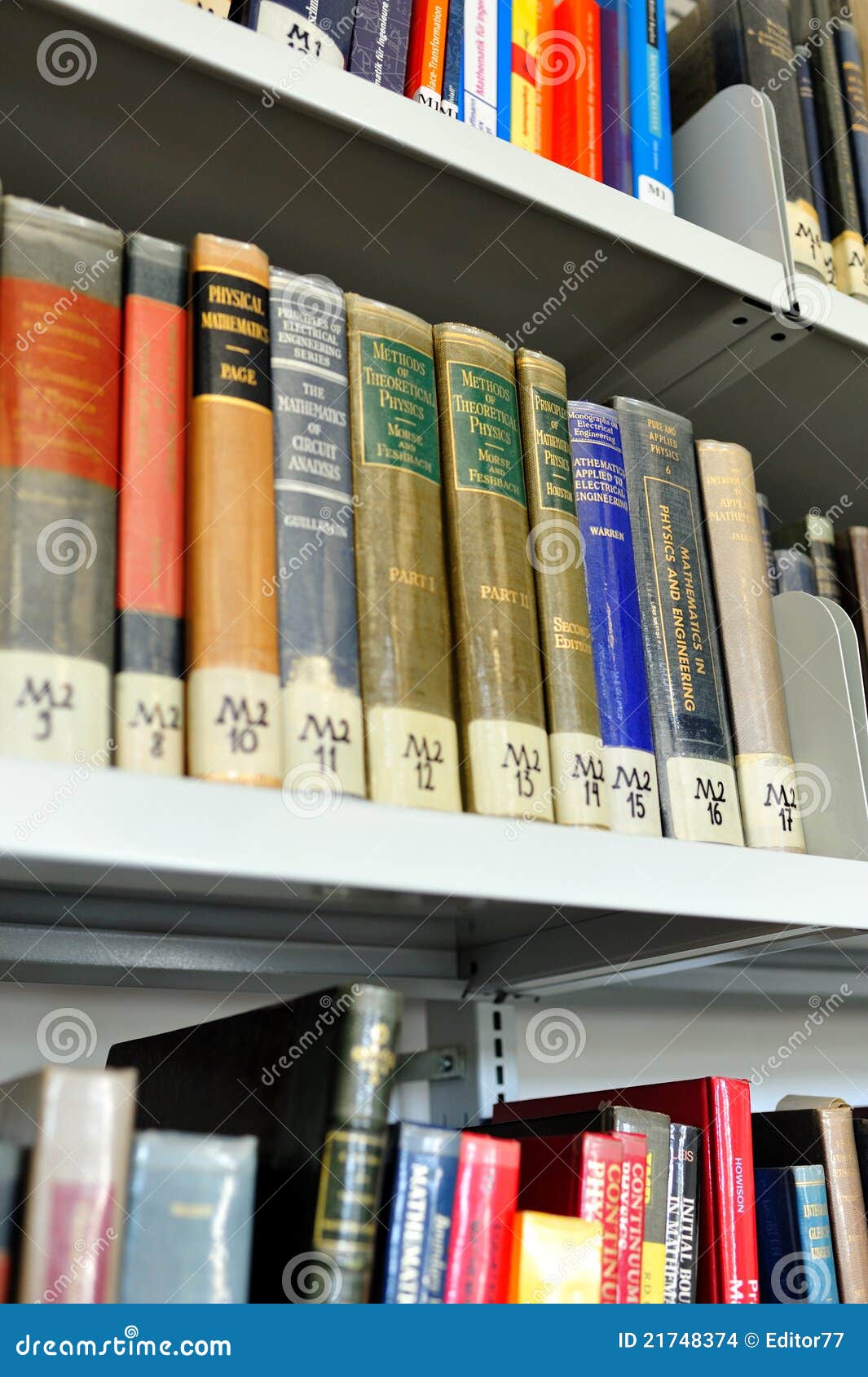 Physics books of knowledge editorial stock image. Image of school ...