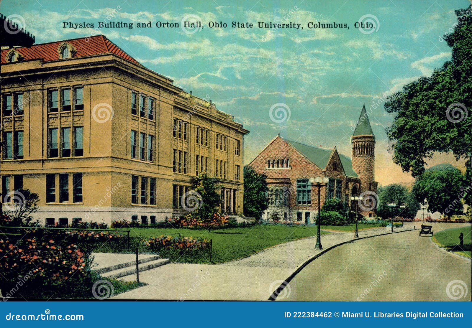 Physics Building And Orton Hall At Ohio State University Picture. Image ...