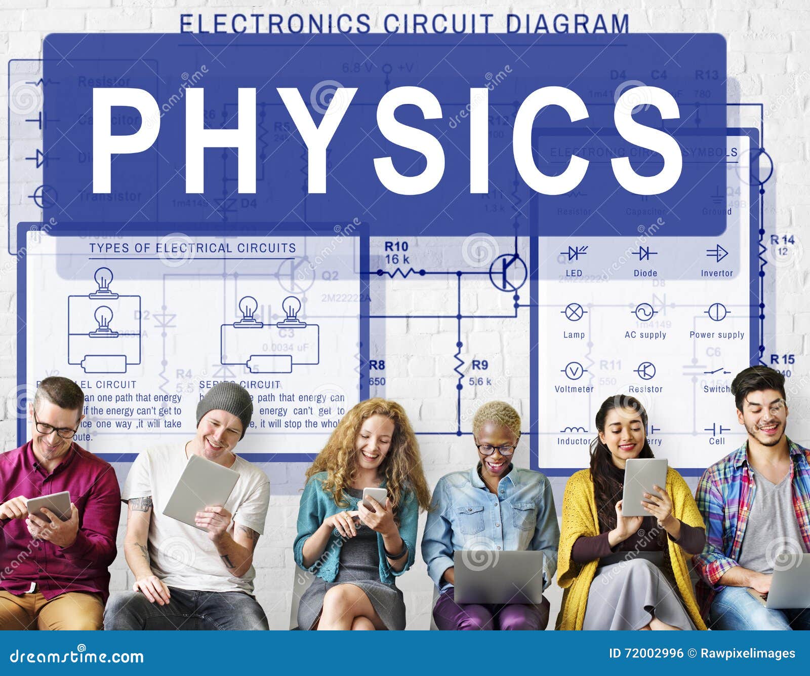 Physics Complex Experiment Formula Function Concept Stock Photo - Image ...