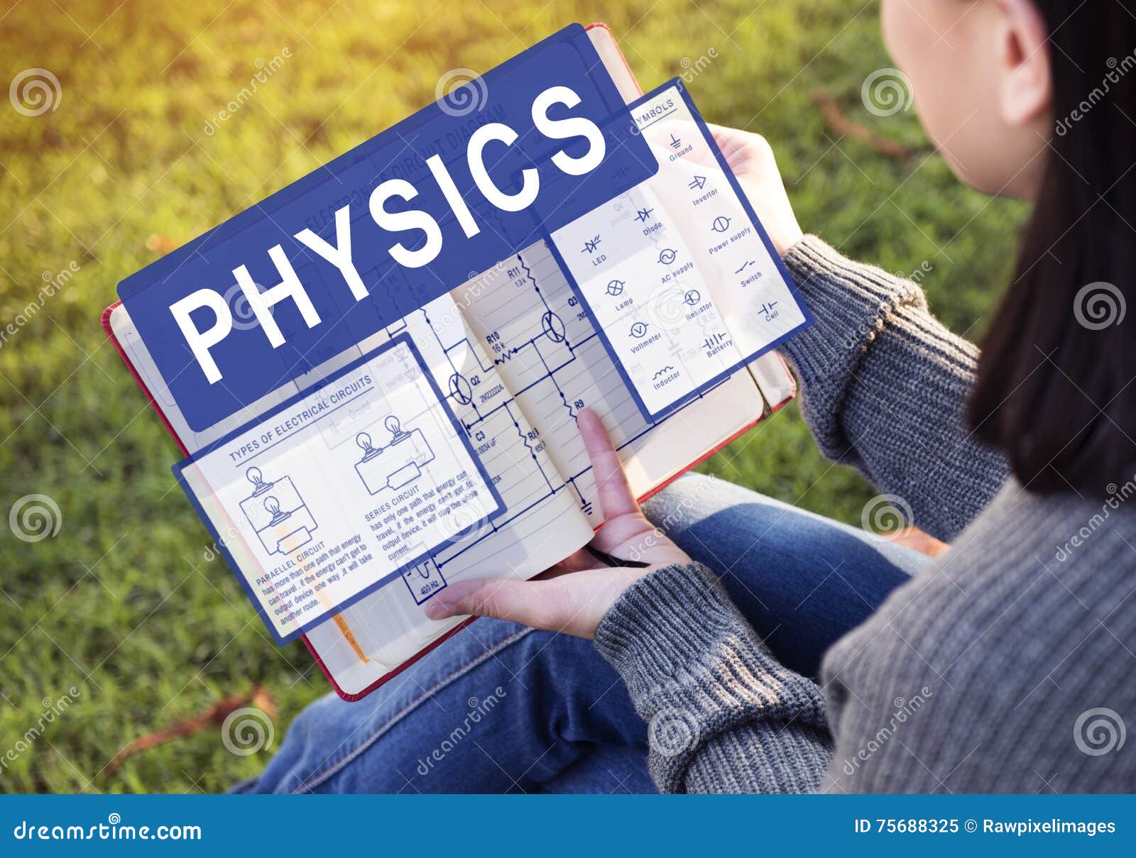 Physics Complex Experiment Formula Function Concept Stock Image - Image ...