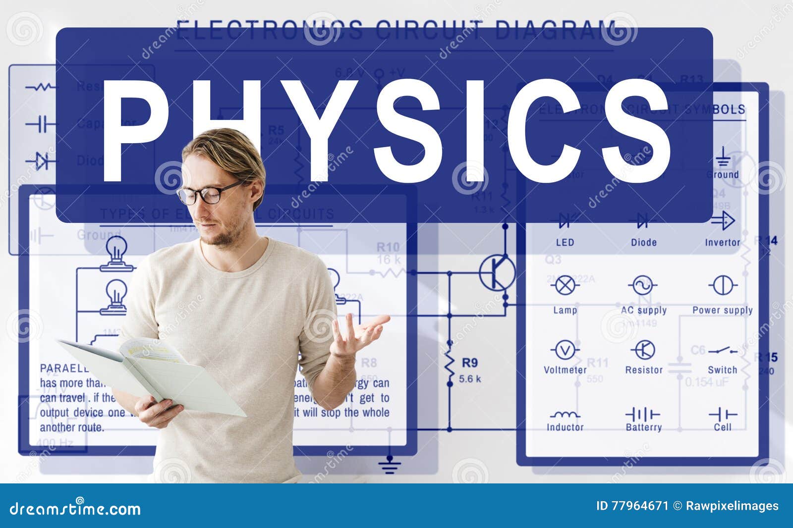 Physics Complex Experiment Formula Function Concept Stock Image - Image ...