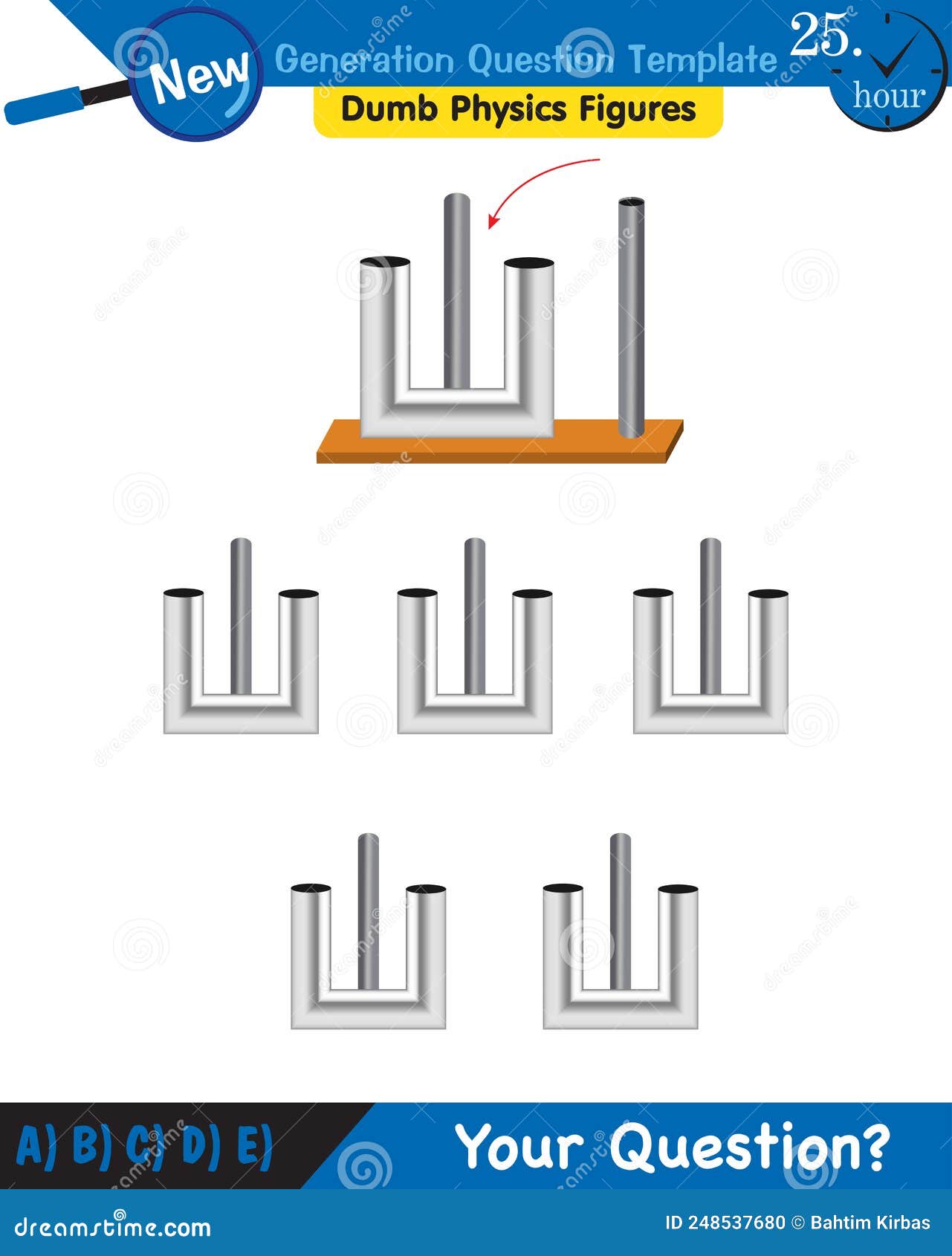 Friction Physics Science Lesson Infographic Diagram Cartoon Vector ...