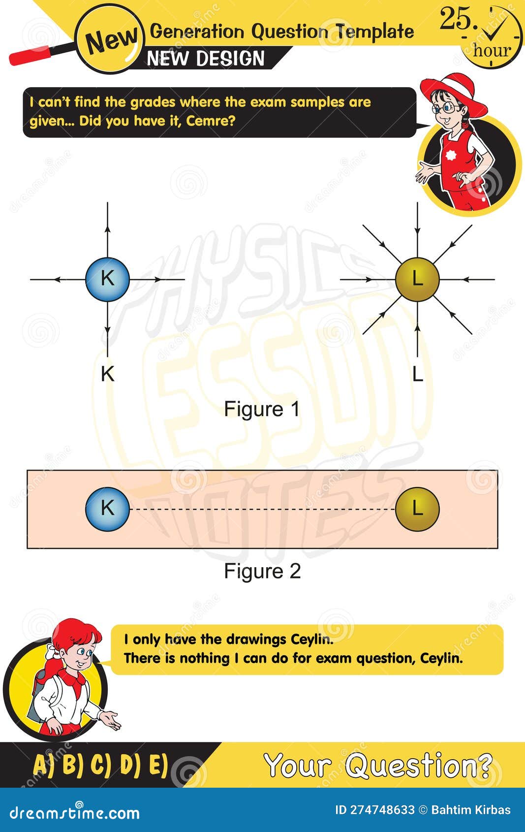 Physics, Electromagnetic Field, Next Generation Problems Stock Vector ...