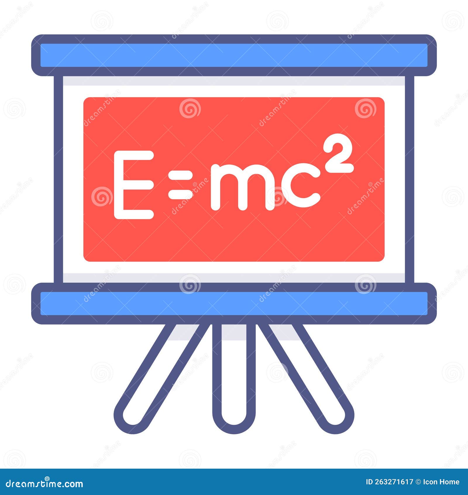 Physics, Emc-2, Education Modern Concepts Flat Design, Premium Quality ...