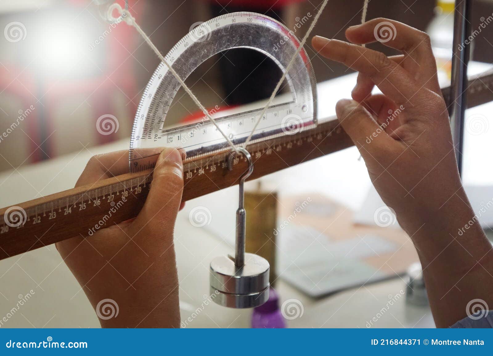 A Physics Experiment on Equilibrium of Three Forces, Angles Measured by ...