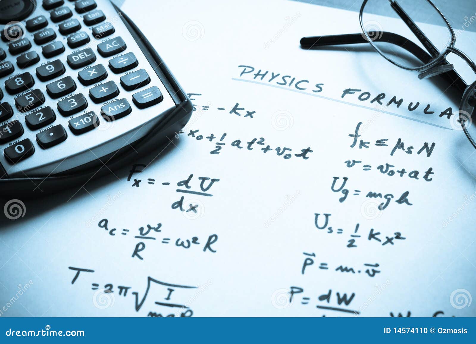 Physics Formulas Stock Photo | CartoonDealer.com #20892492