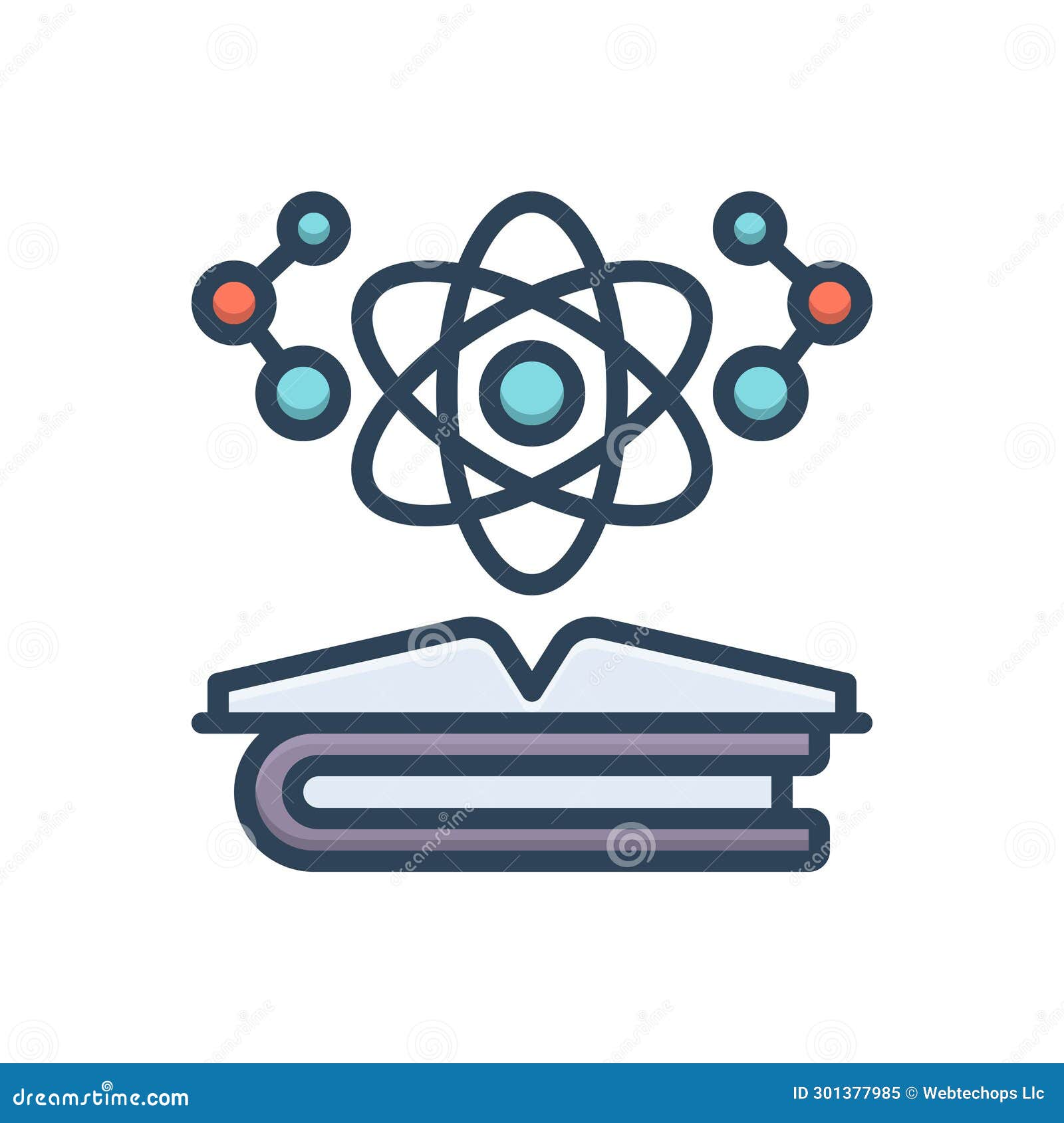 Color Illustration Icon for Physics, Knowledge and Science Stock ...
