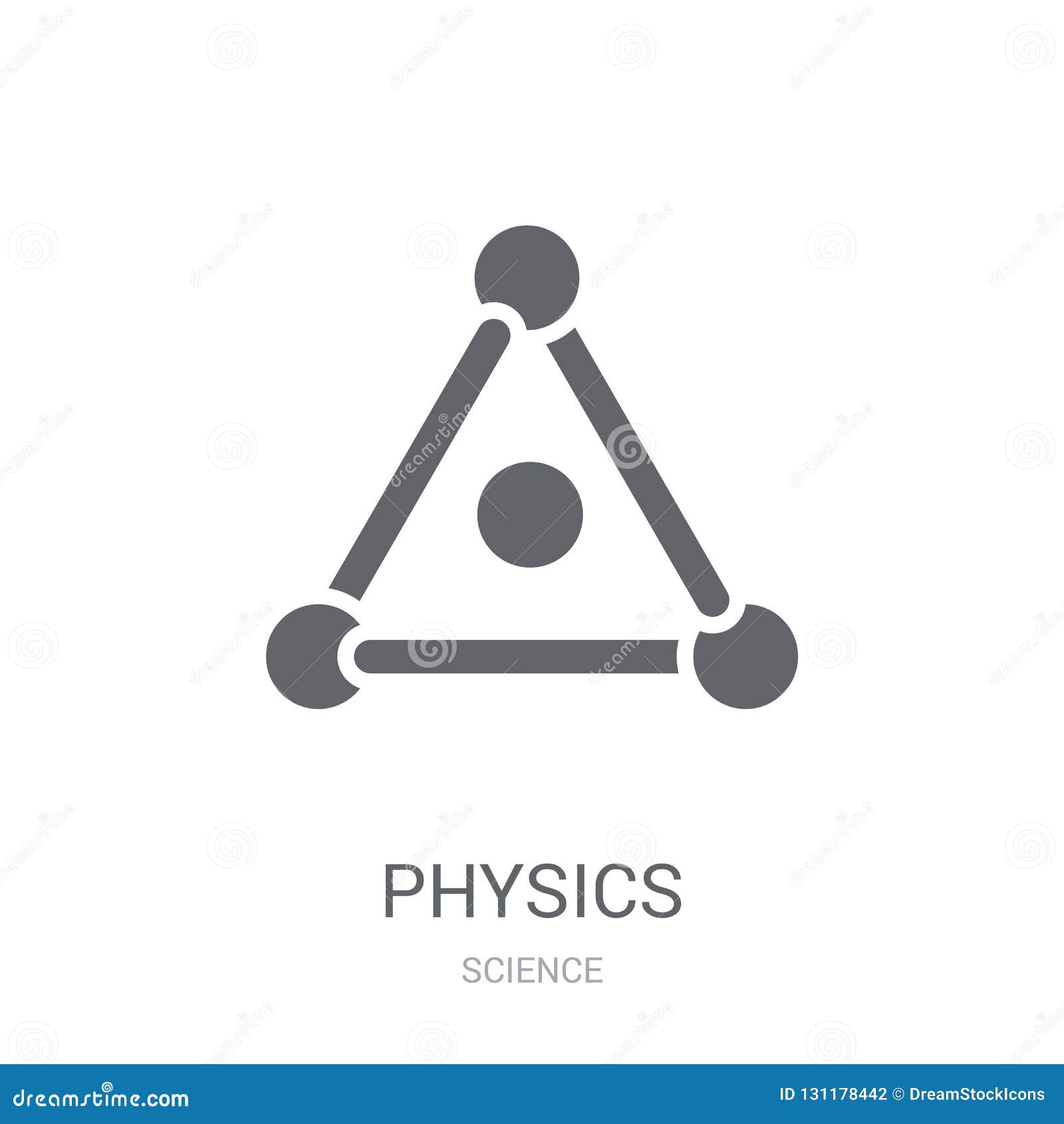 Physics Icon. Trendy Physics Logo Concept on White Background Fr Stock ...