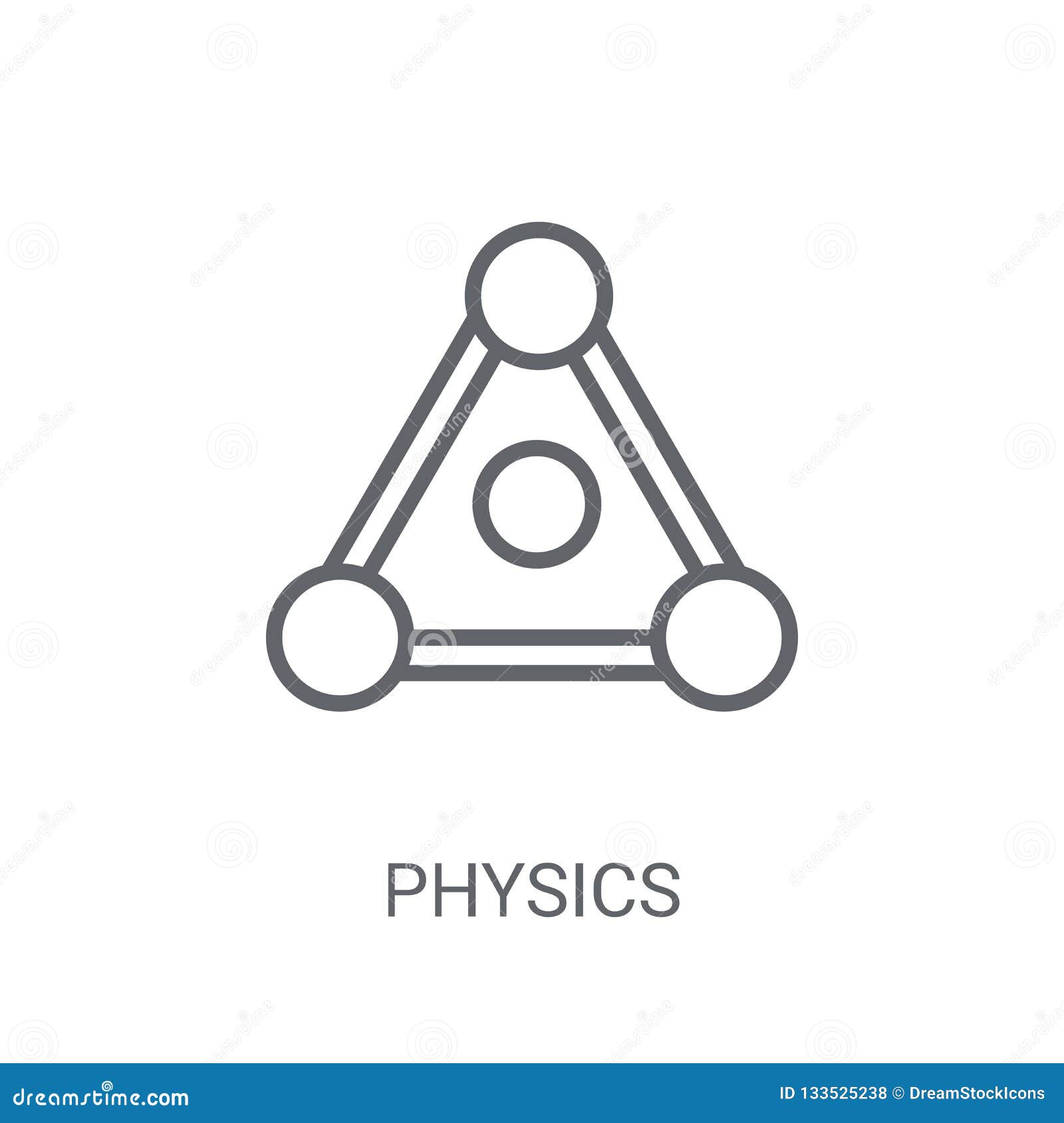 Physics Icon. Trendy Physics Logo Concept on White Background Fr Stock ...