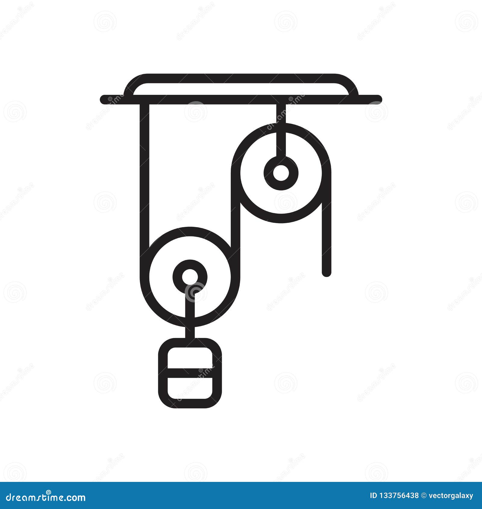 Physics Icon Vector Sign and Symbol Isolated on White Background ...