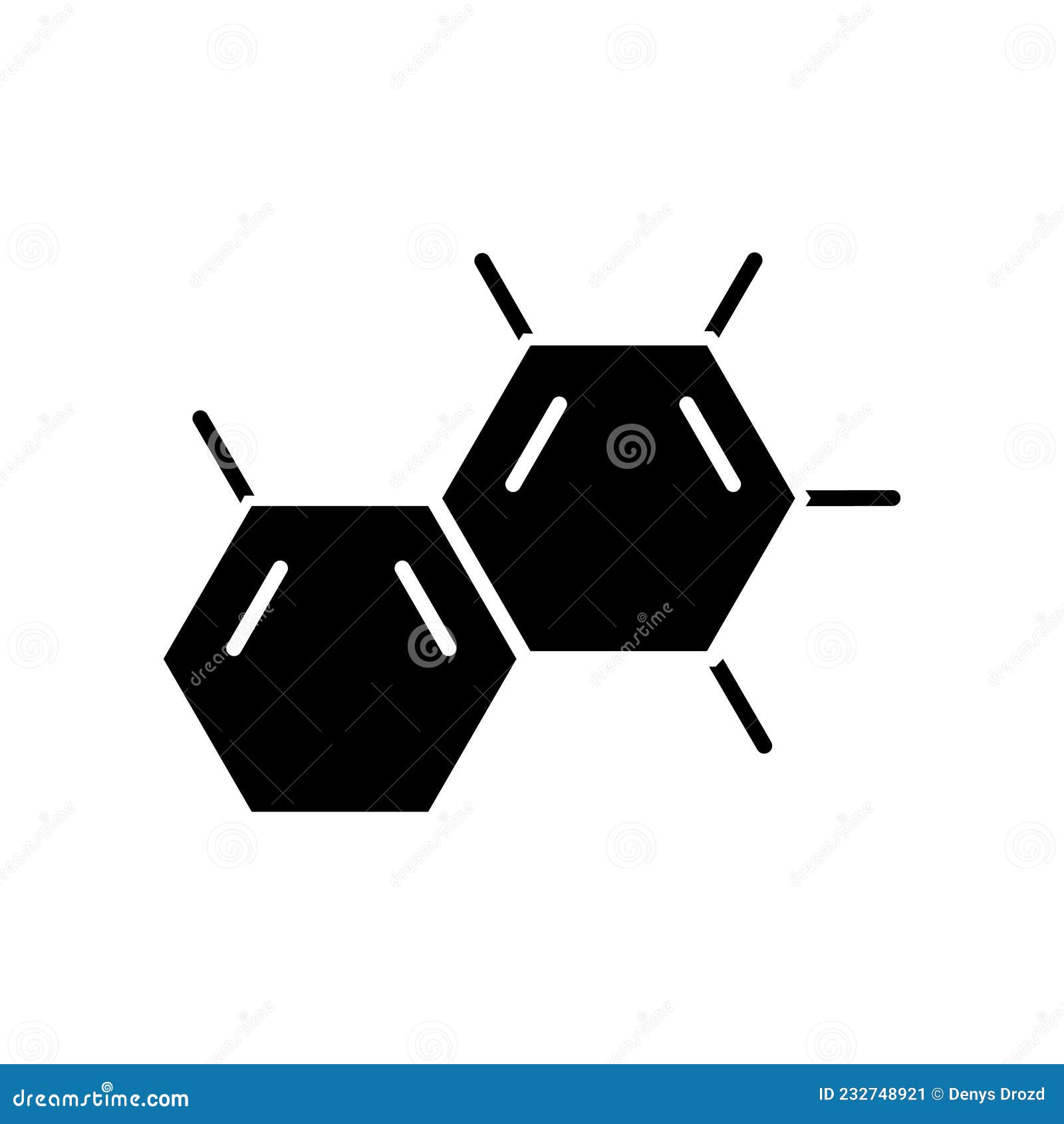 Physics Icon Vector. Molecule Illustration Sign. Nucleus and Atoms ...
