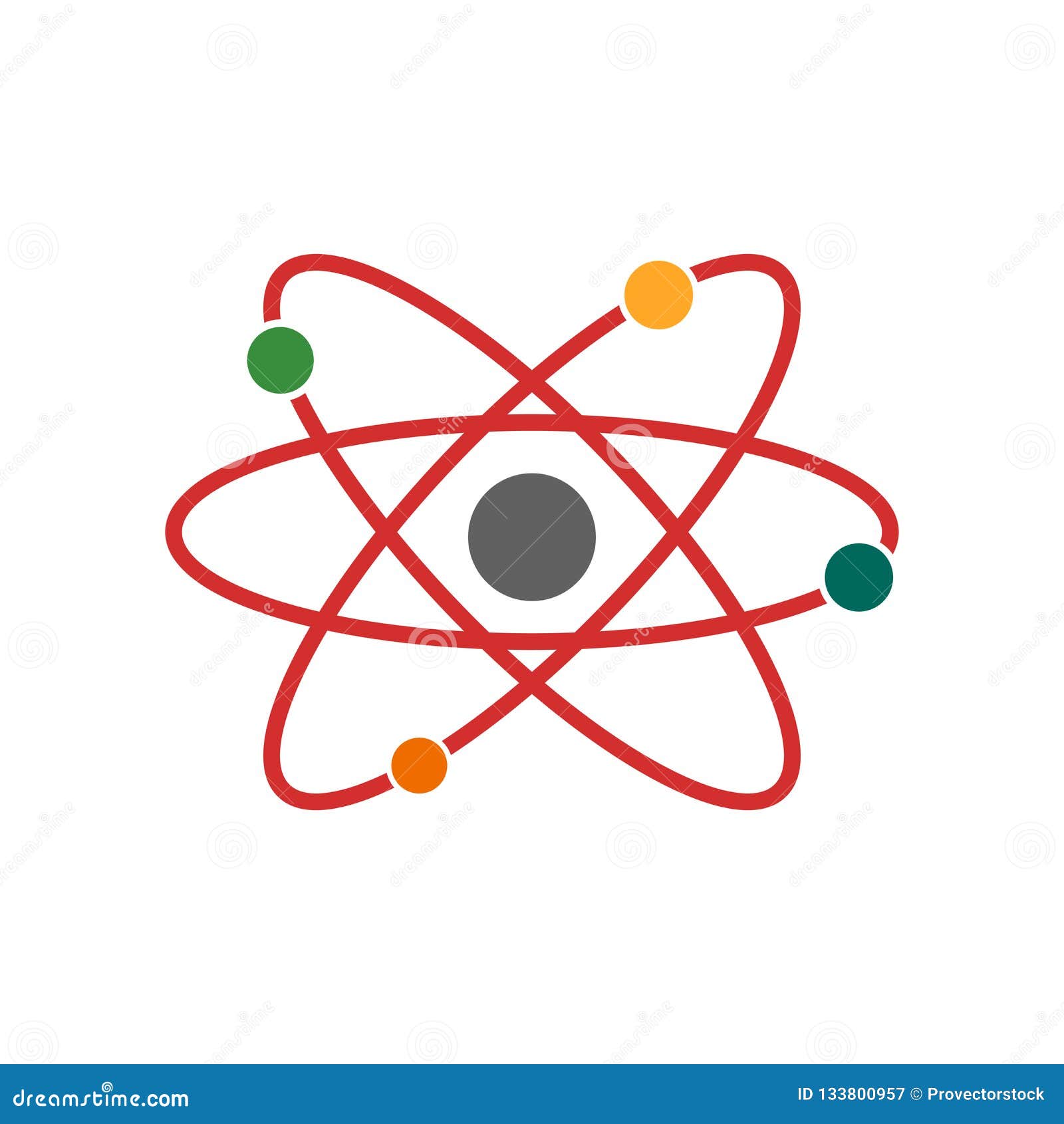 Physics Icon Vector Sign and Symbol Isolated on White Background Stock ...