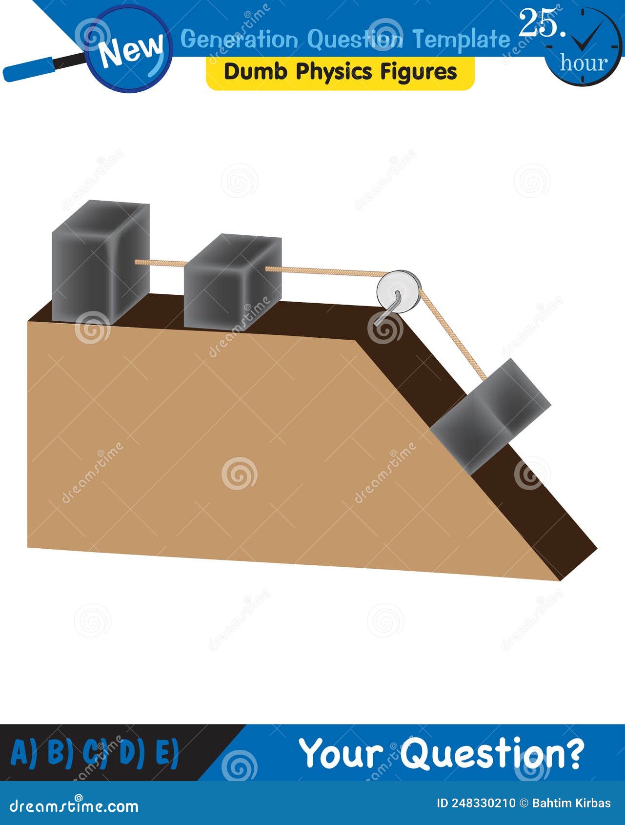 Physics, Inclined Plane, Next Generation Question Template, Dumb ...