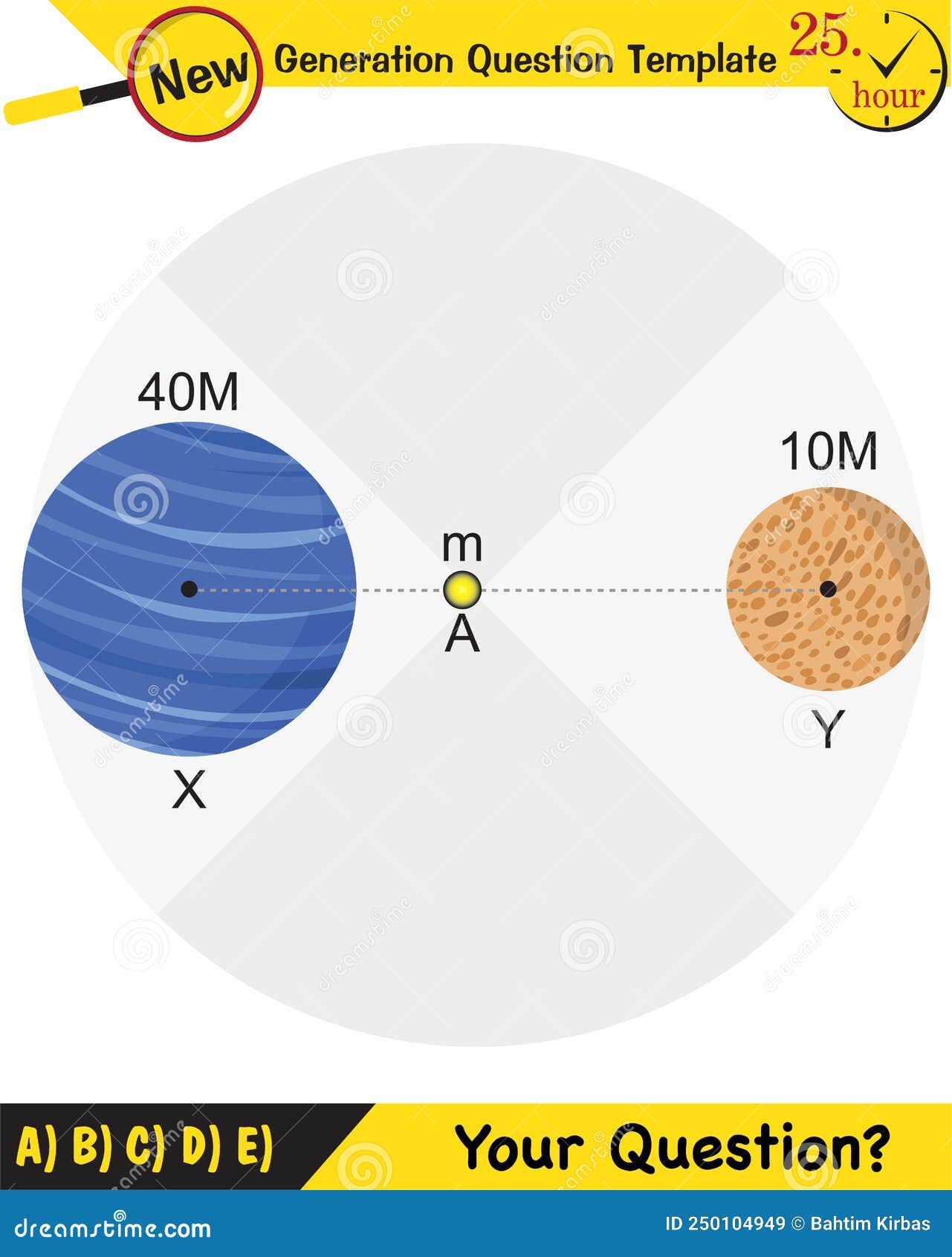 Physics, Kepler`s Second Law of Planetary Motion Stock Vector ...