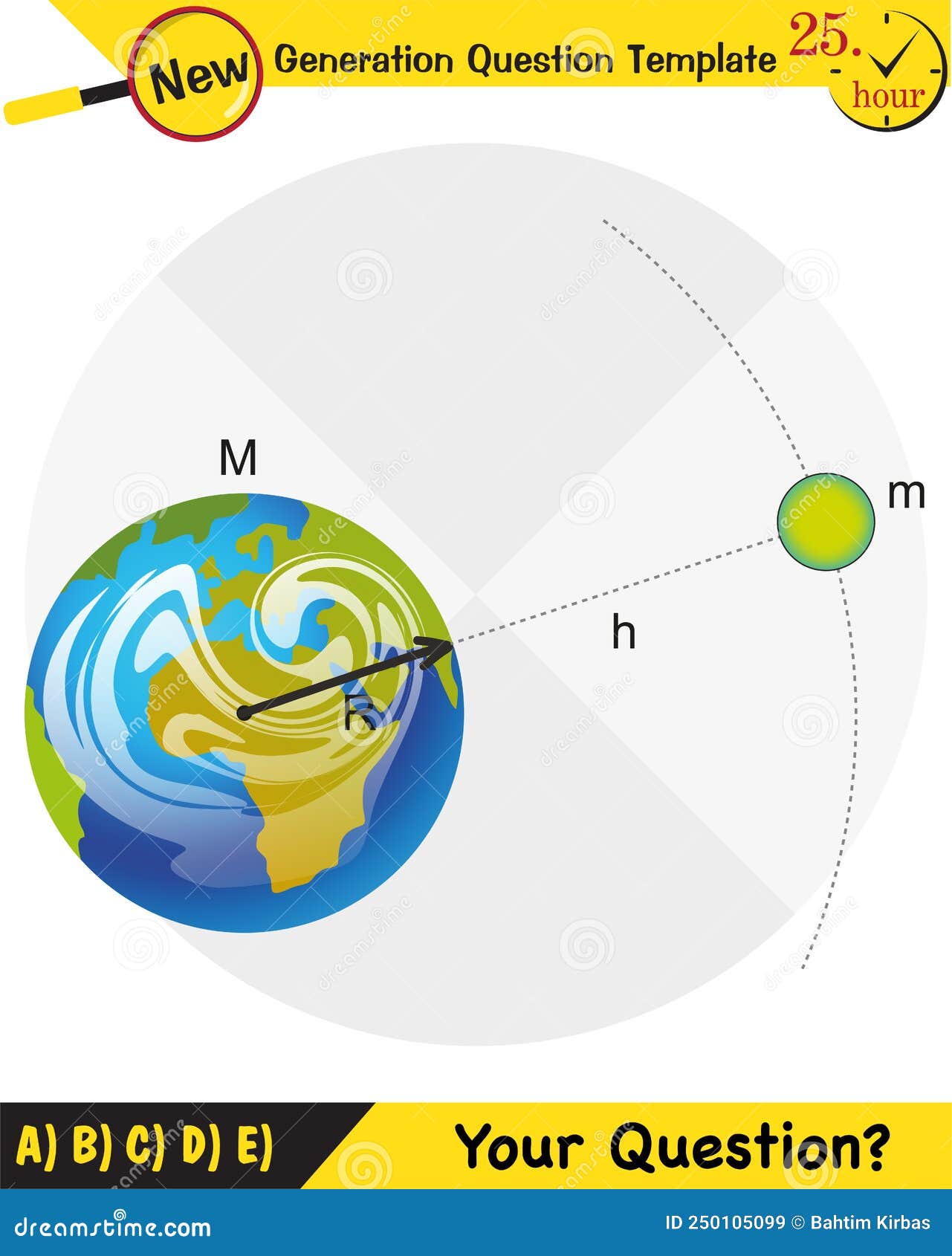 Physics, Kepler`s Second Law of Planetary Motion Stock Illustration ...