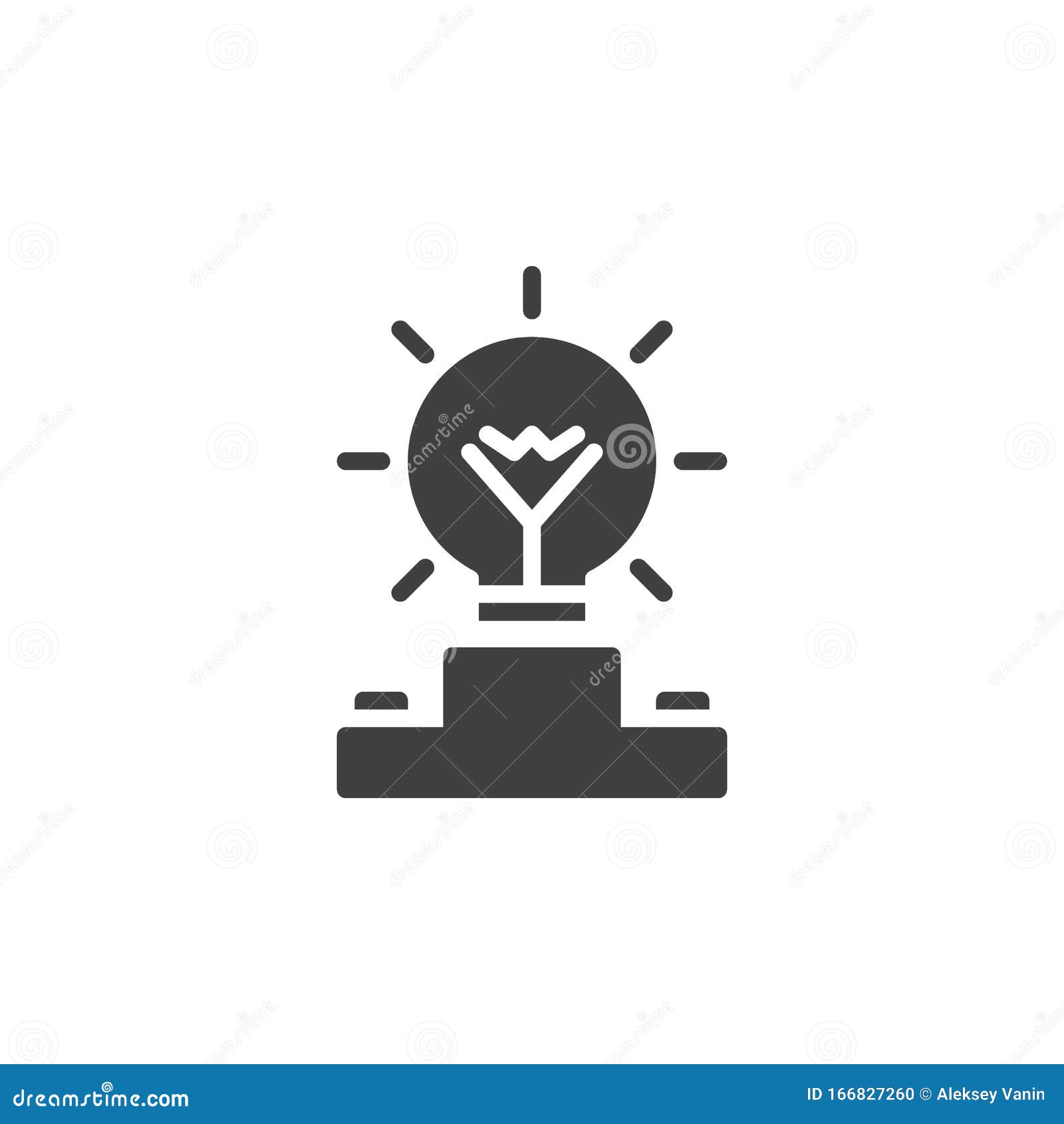 Physics Lamp Experiment Vector Icon Stock Vector - Illustration of ...