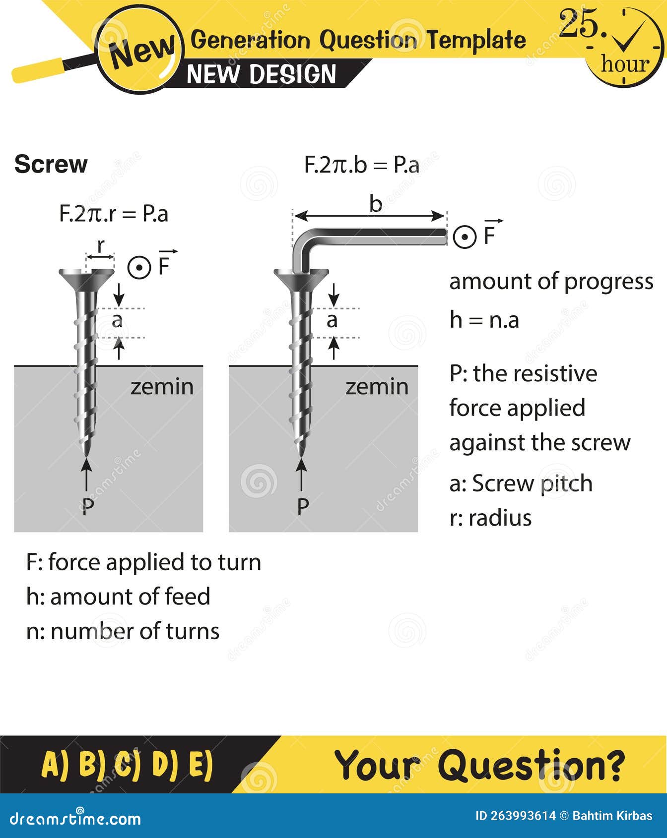 Physics Lecture Notes, Screws, Working Principle of Screws, Next ...